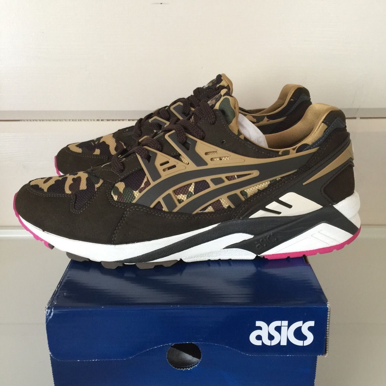 Asics × Bape Bape X Asics Gel Kayano Trainer Camo Mid Brown A Bathing ...