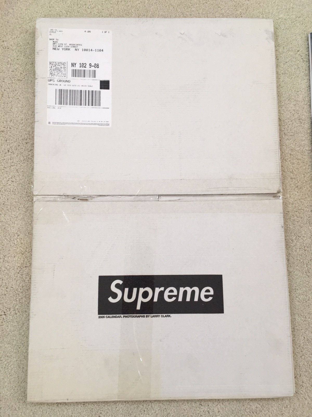 Supreme Supreme Calendar Poster 2005 By Larry Clark | Grailed