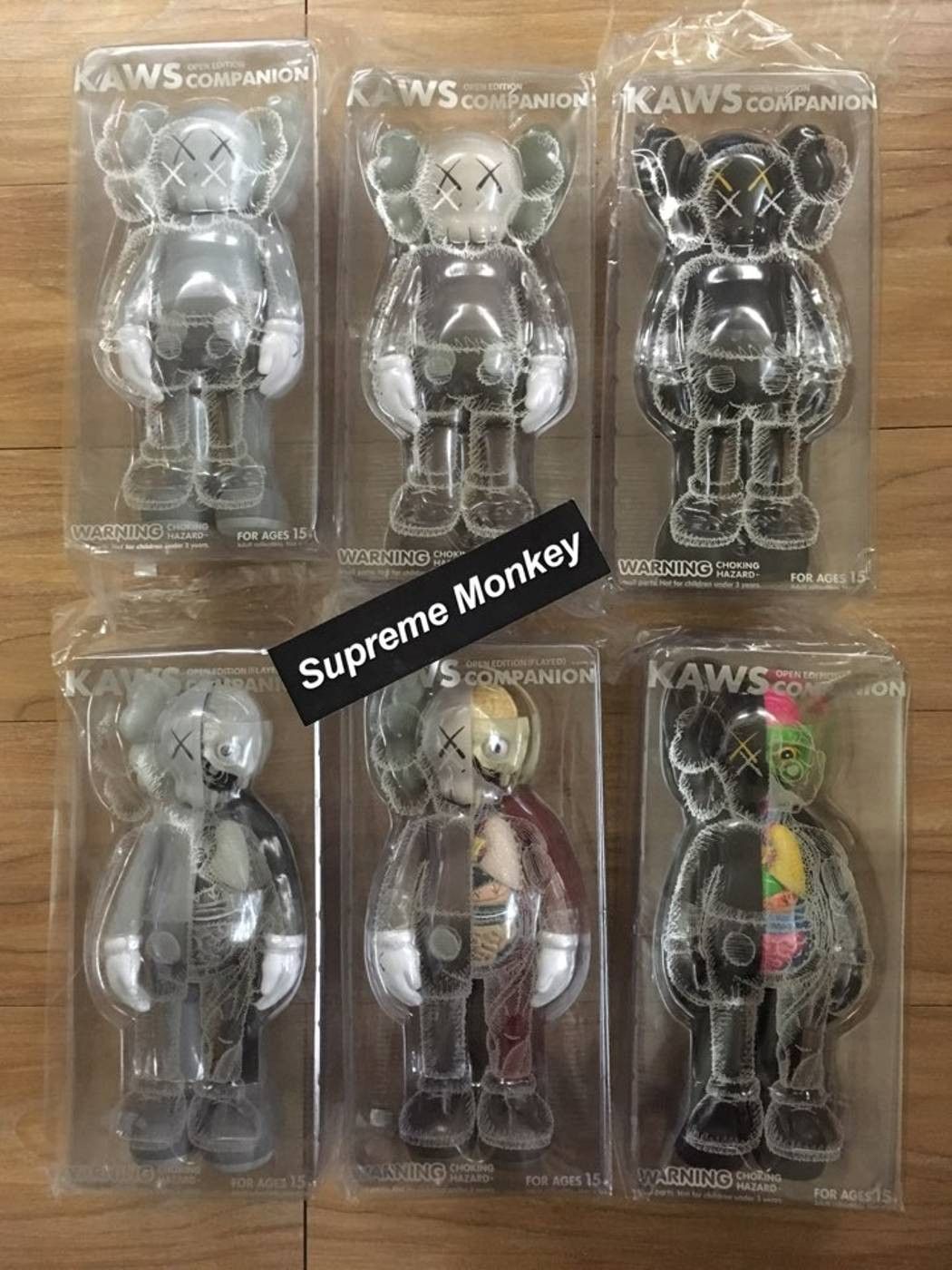 Kaws KAWS Open Edition Set (6 Pieces) | Grailed