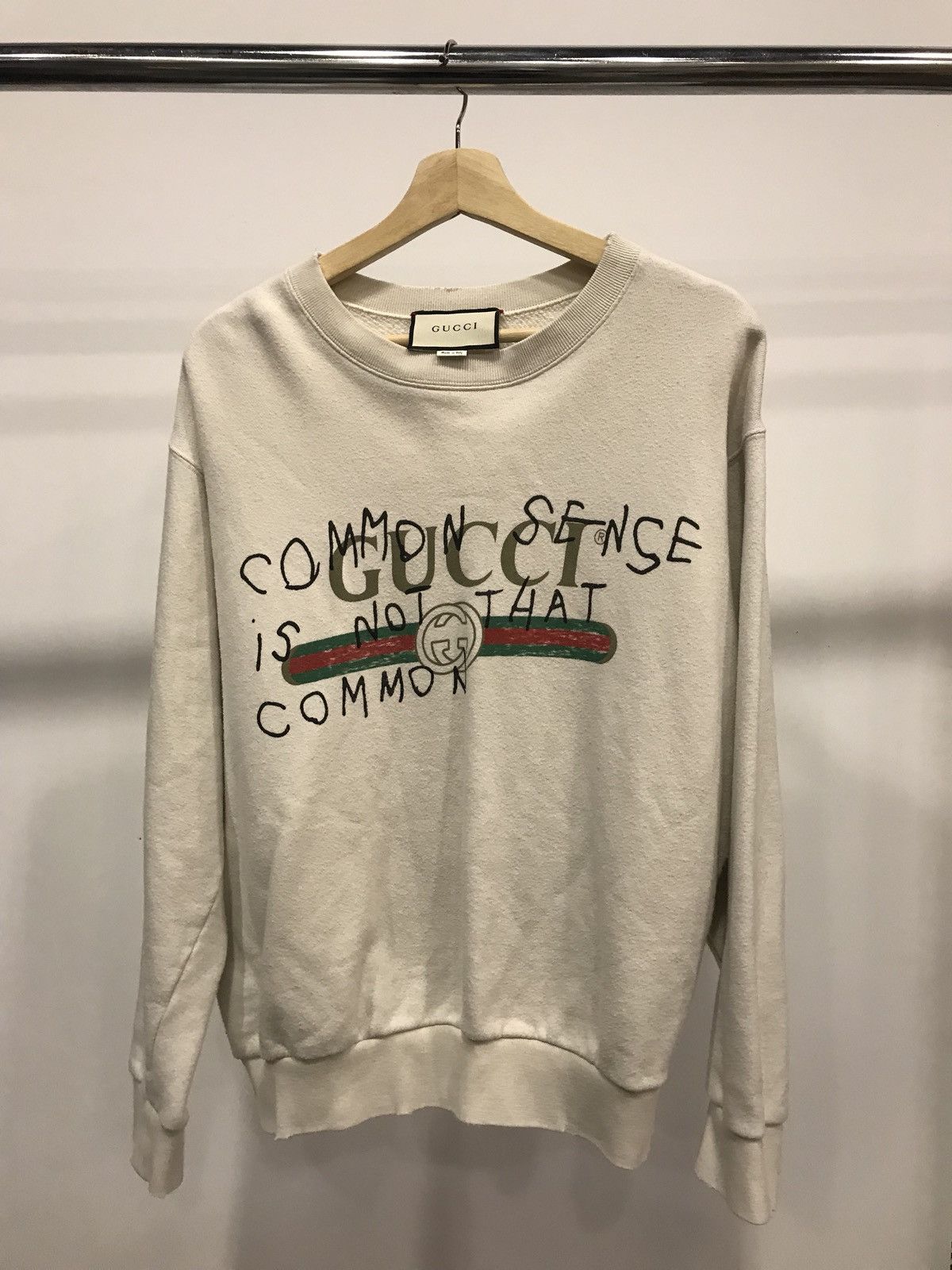Gucci Gucci Common Sense Is Not That Common Sweater | Grailed