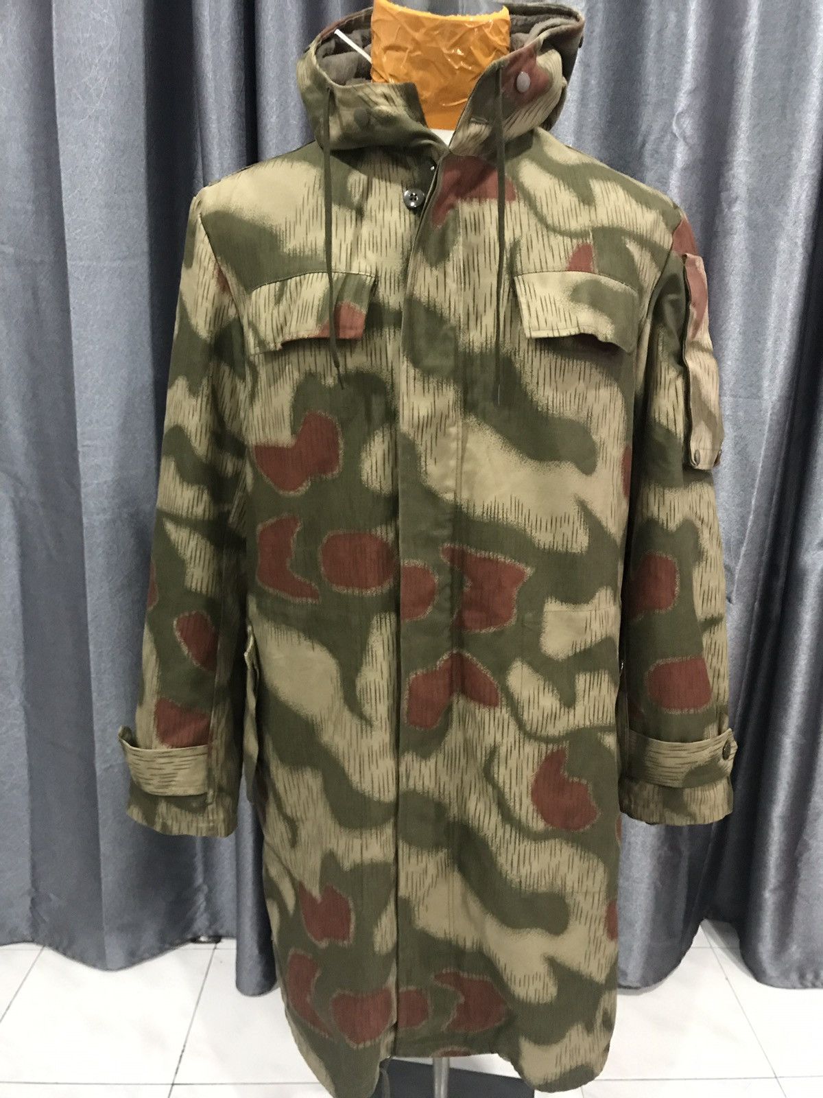Vintage Vintage German Splinter Camo Parka Jacket | Grailed