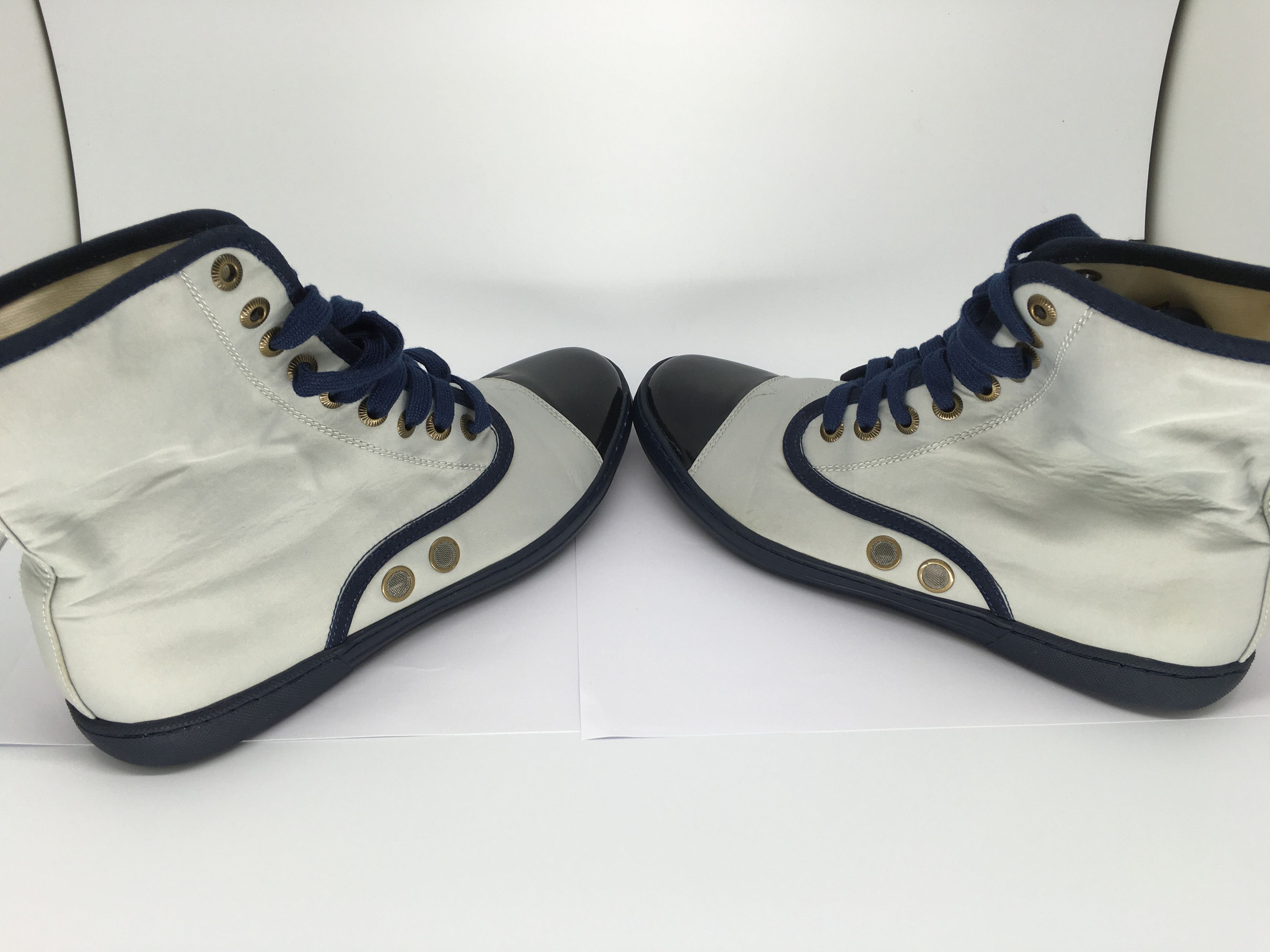 Gram Light Blue High Top Sneakers | Grailed