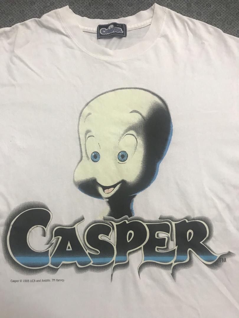 Movie × Vintage Rare Vintage Casper Movie Tshirt Glow In The Dark ...