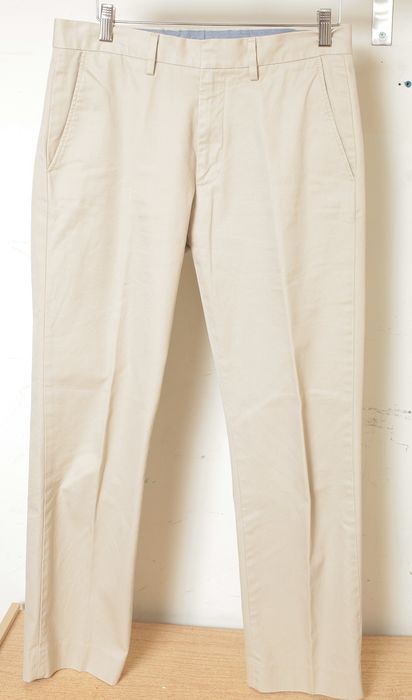 J Crew Bowery Classic Twill Pant In Khaki 30 30 Grailed