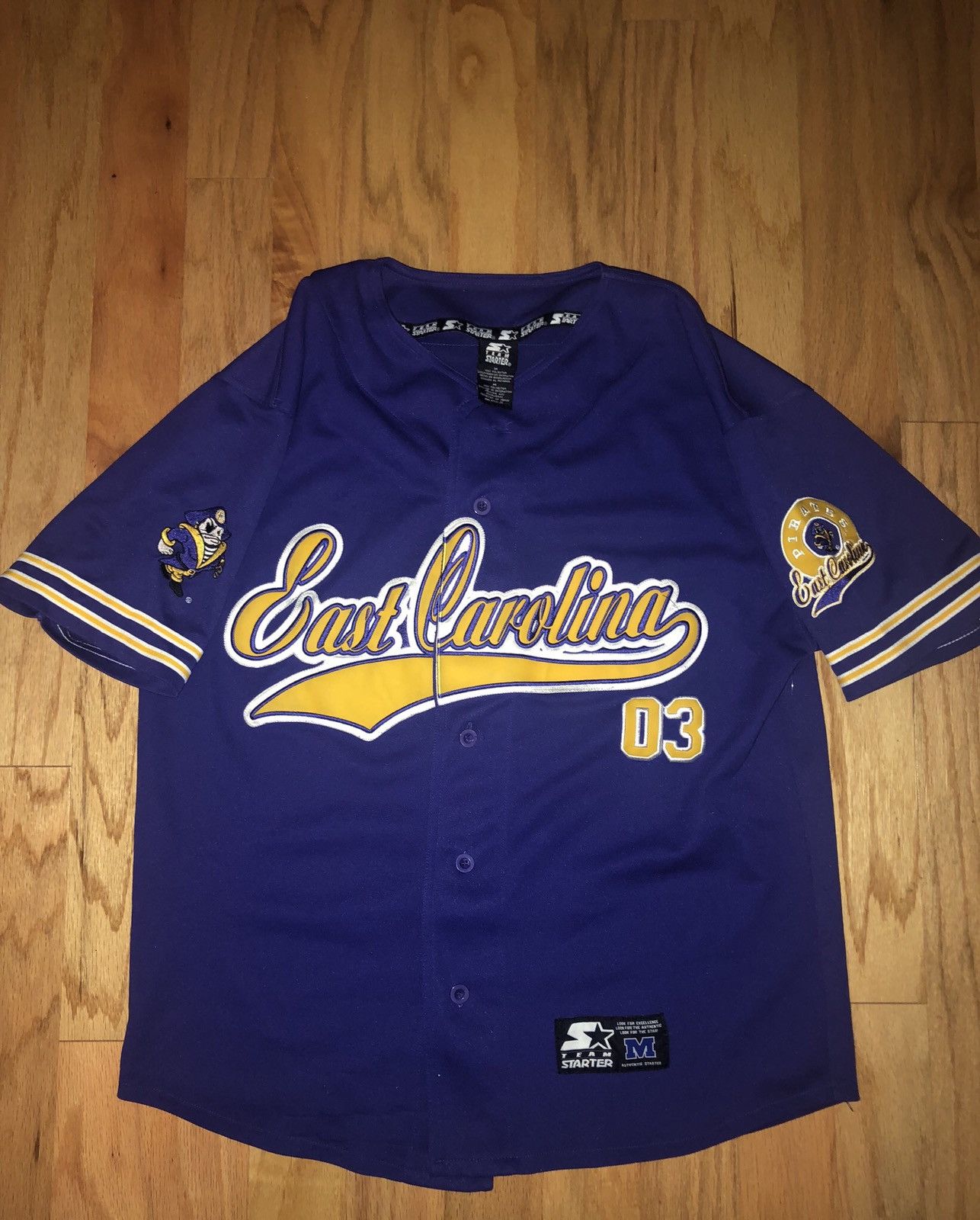 NCAA × Starter × Vintage East Carolina Baseball Jersey | Grailed