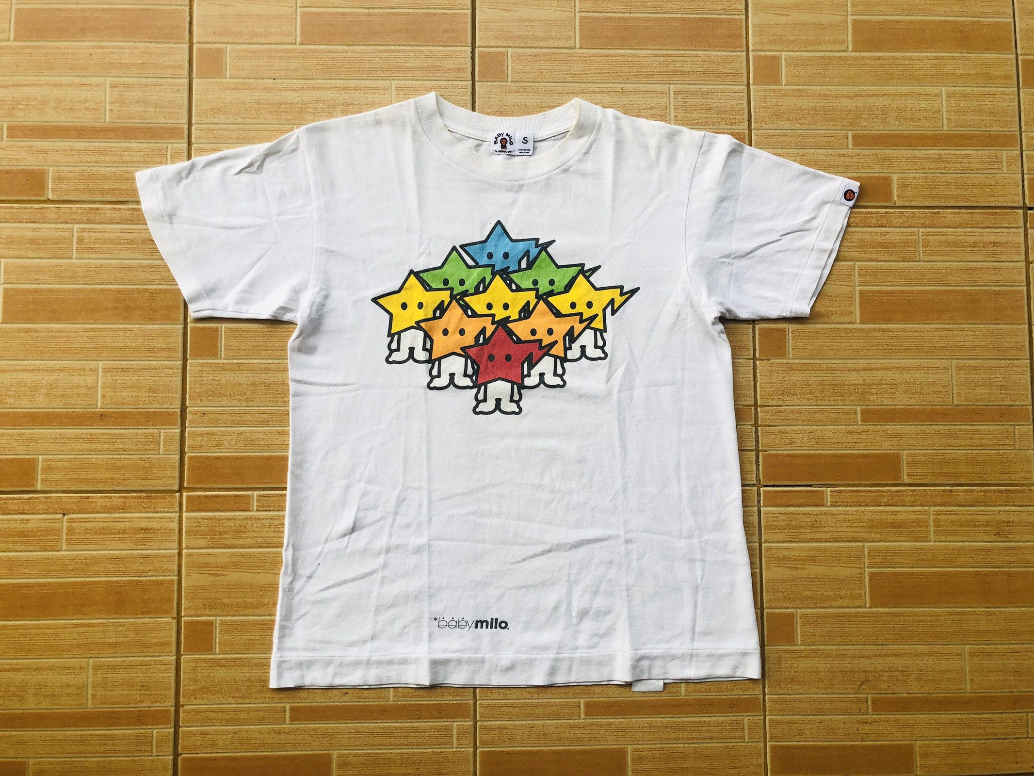 Bape Rare Baby Milo Star Logos Shirts | Grailed