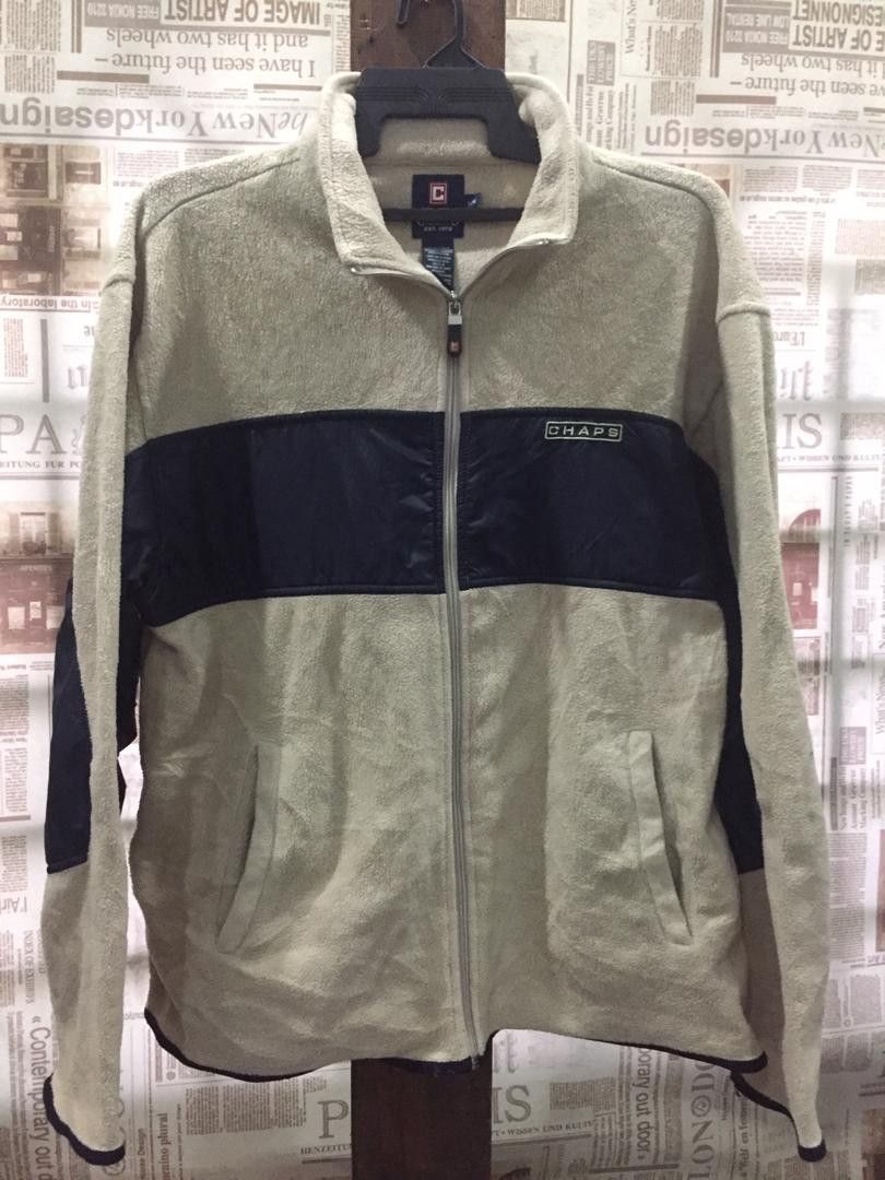 Vintage Chaps Fleece Jacket | Grailed