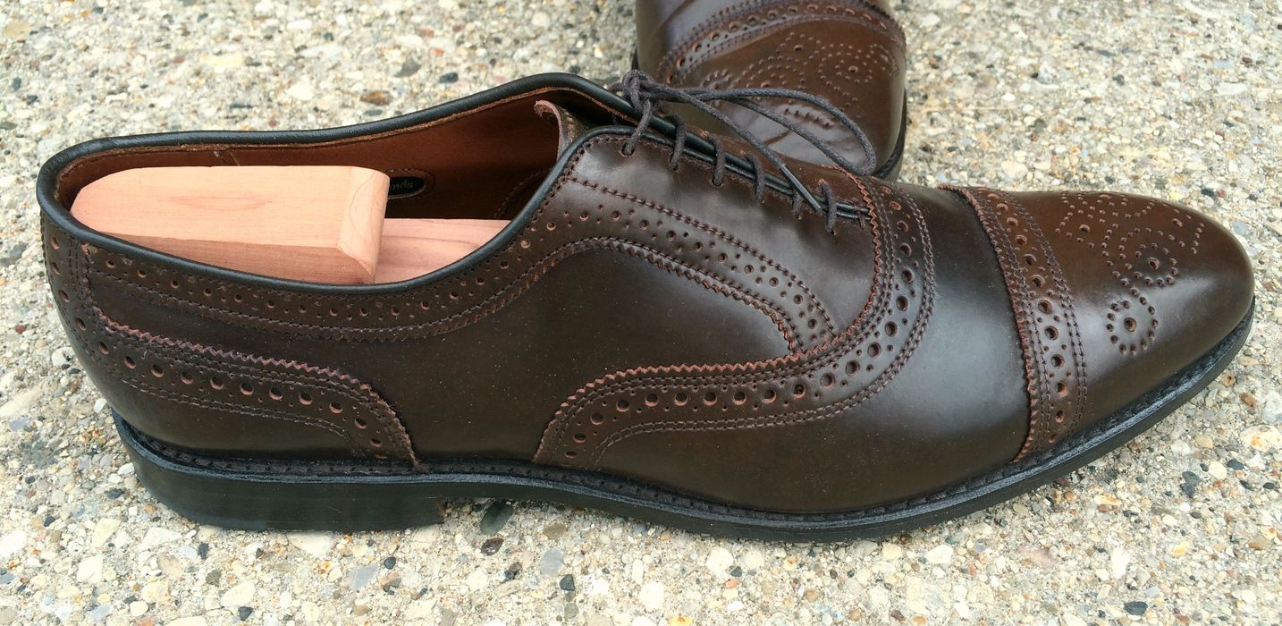 Allen Edmonds Dark Brown Shell Cordovan Strands | Grailed