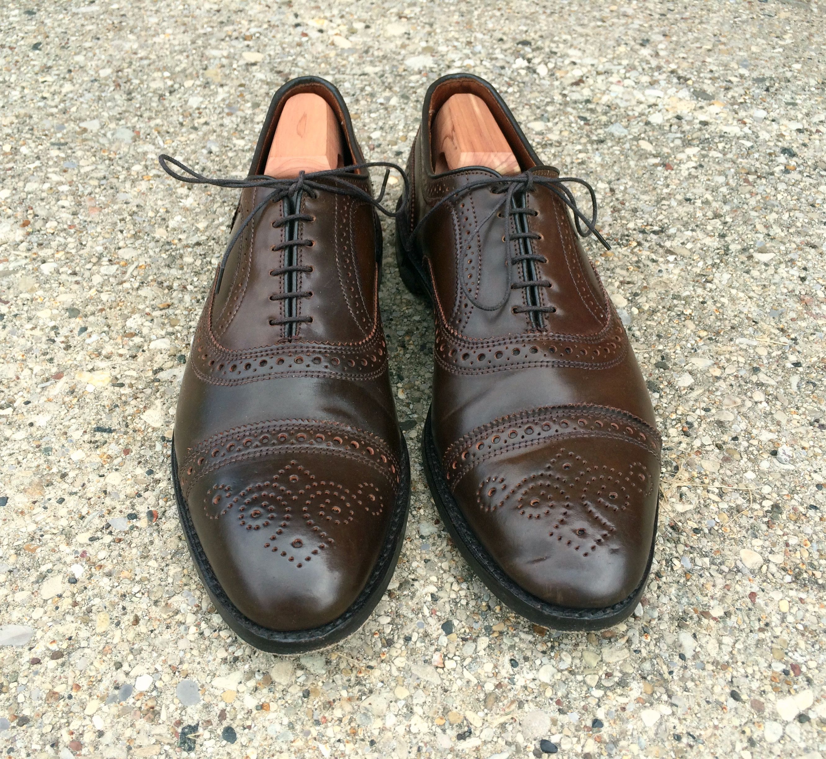 Allen Edmonds Dark Brown Shell Cordovan Strands | Grailed