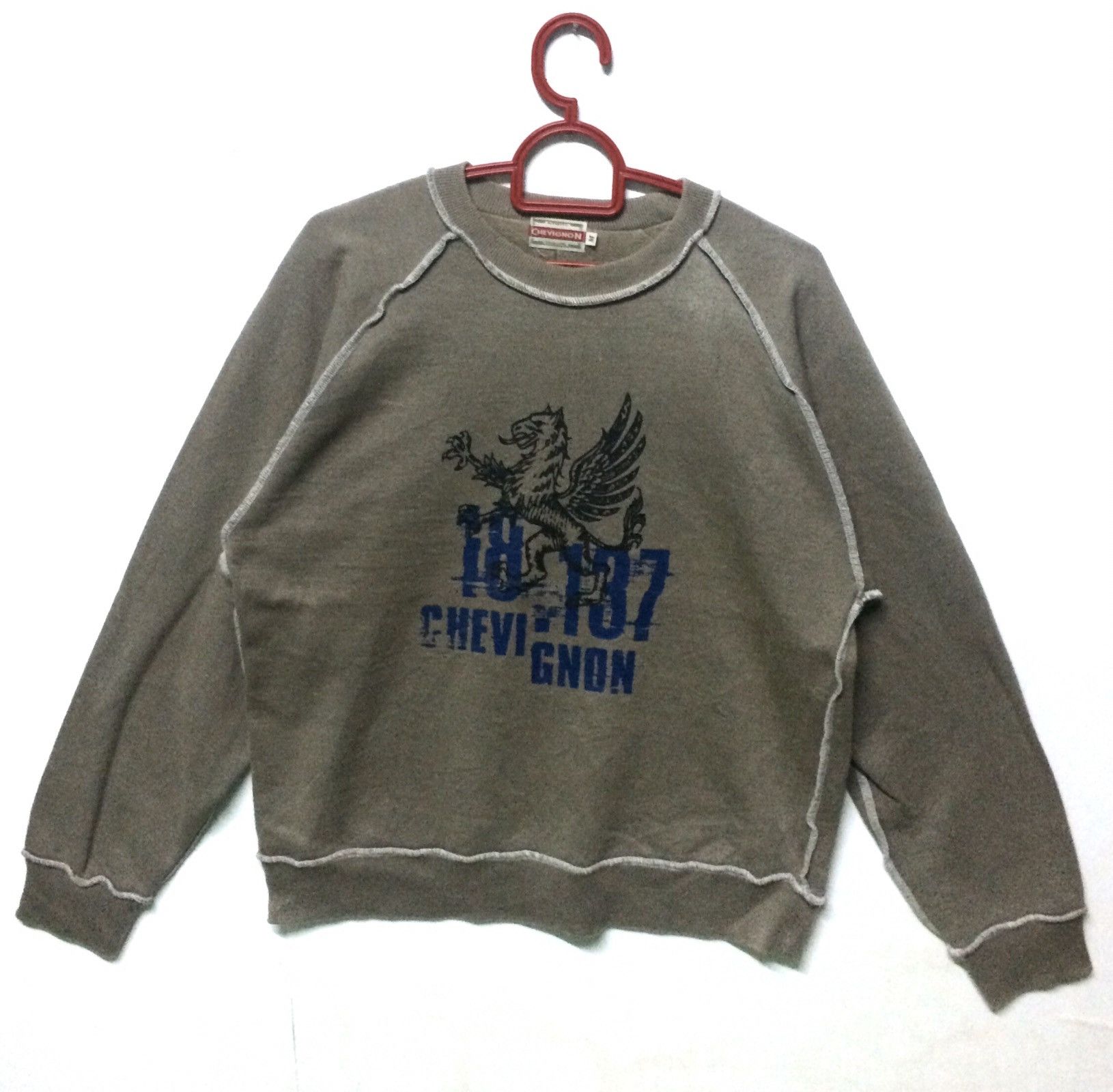 Chevignon Vintage Sweatshirt Chevignon Big Logo | Grailed