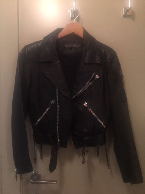Chrome Hearts VINTAGE Chrome Hearts Biker Jacket (Womens) | Grailed