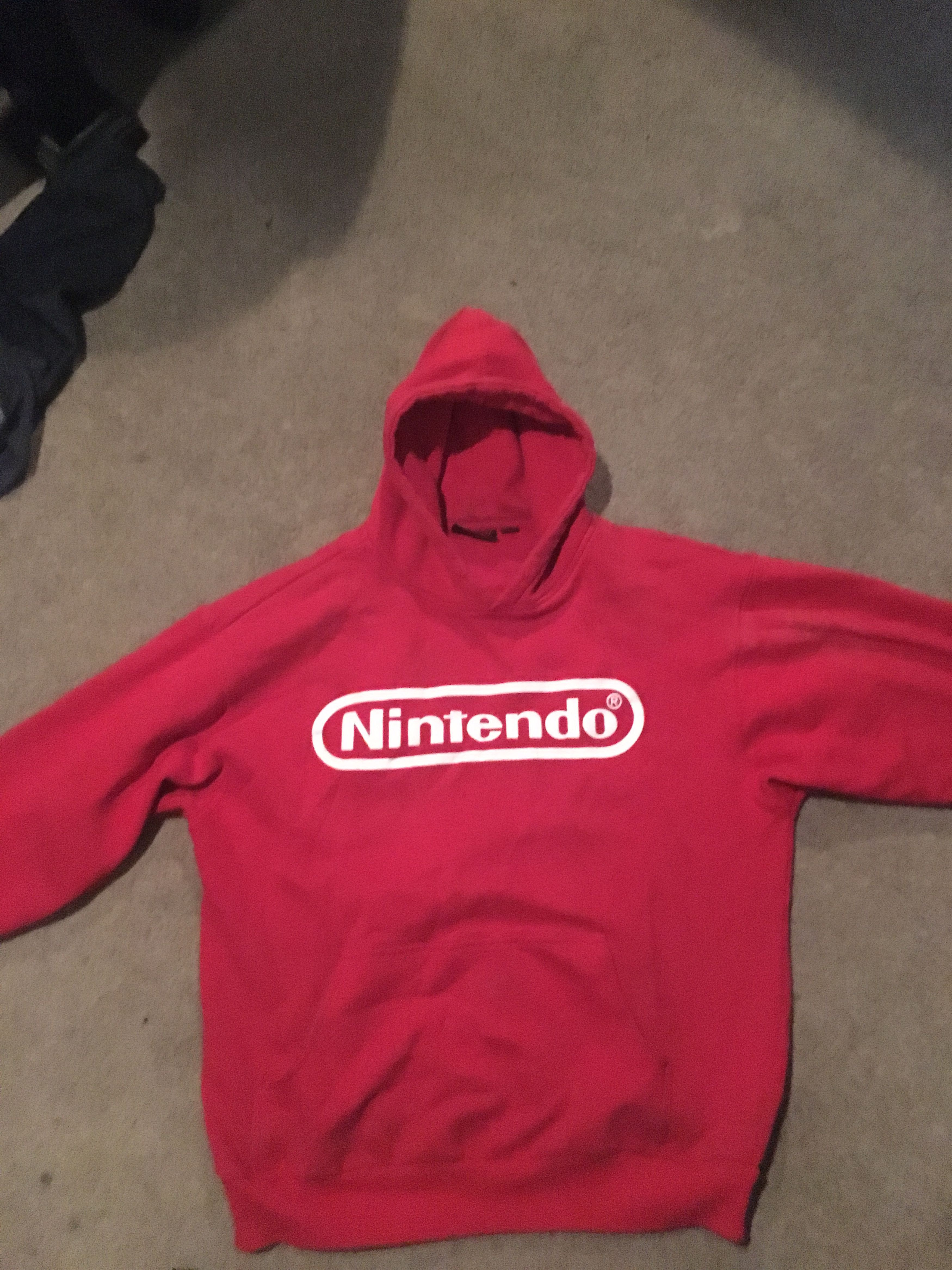 Nintendo Red Nintendo hoodie | Grailed
