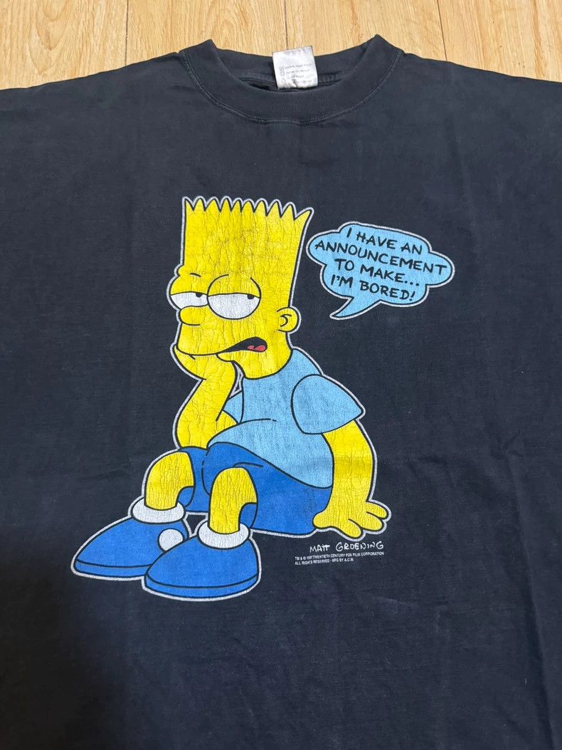 Fear of God Vintage Bart Simpson Graphic Tee 90s | Grailed
