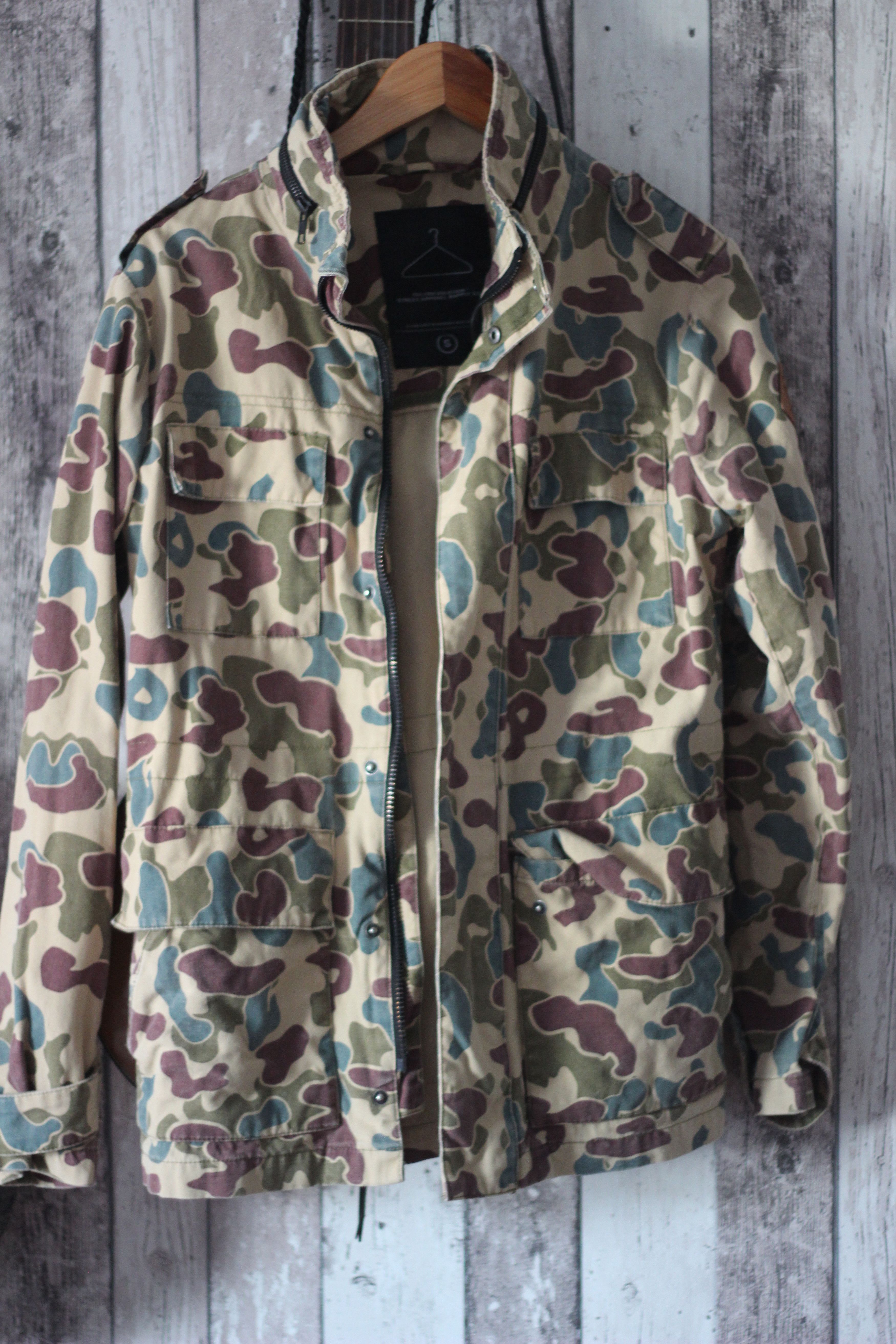 Rvlt Camo Field Jacket | Grailed