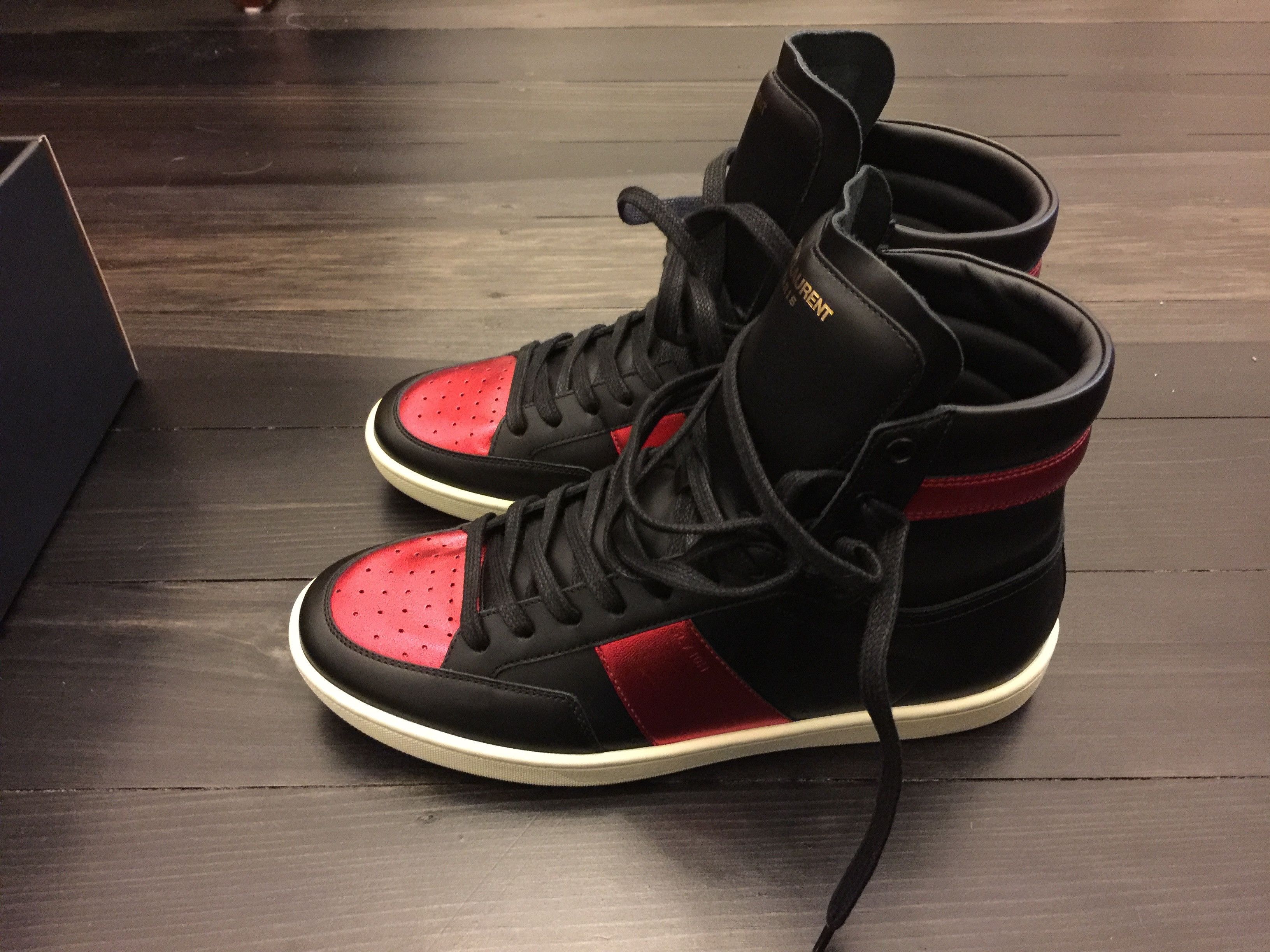 Saint Laurent Paris Metalic SL/10H High Tops | Grailed