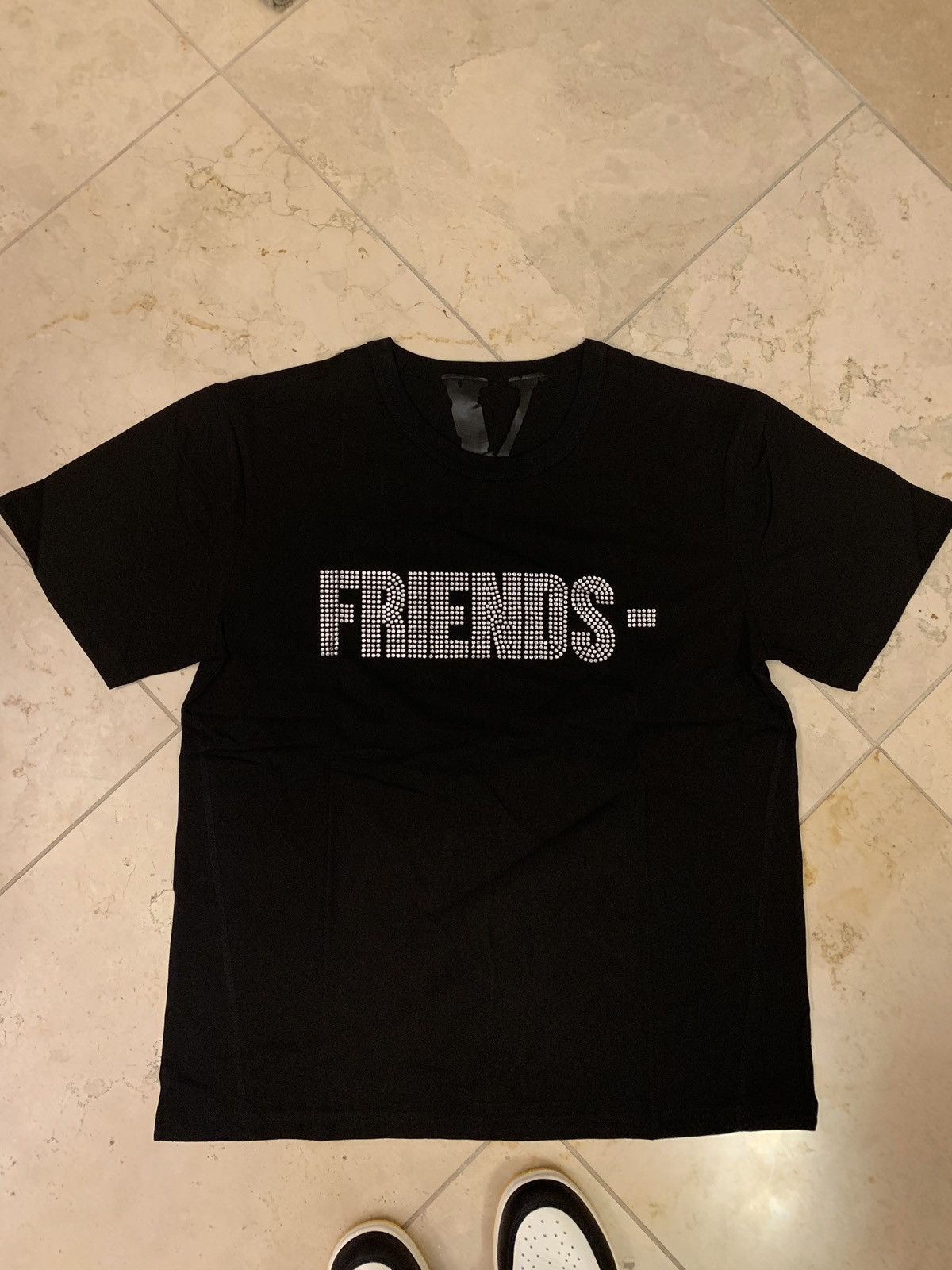 Vlone Vlone Rhinestone T Shirt | Grailed