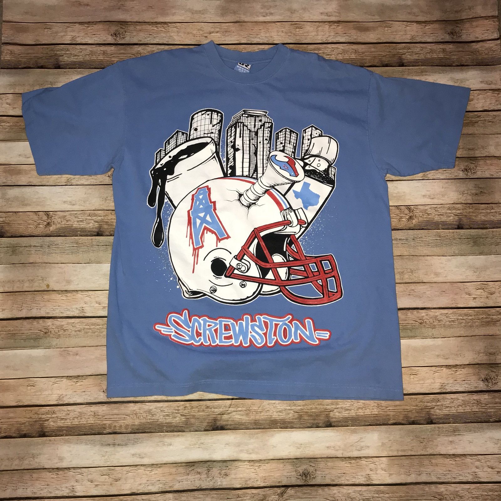 NFL × Travis Scott × Vintage Vintage screwston Houston oilers nfl ...