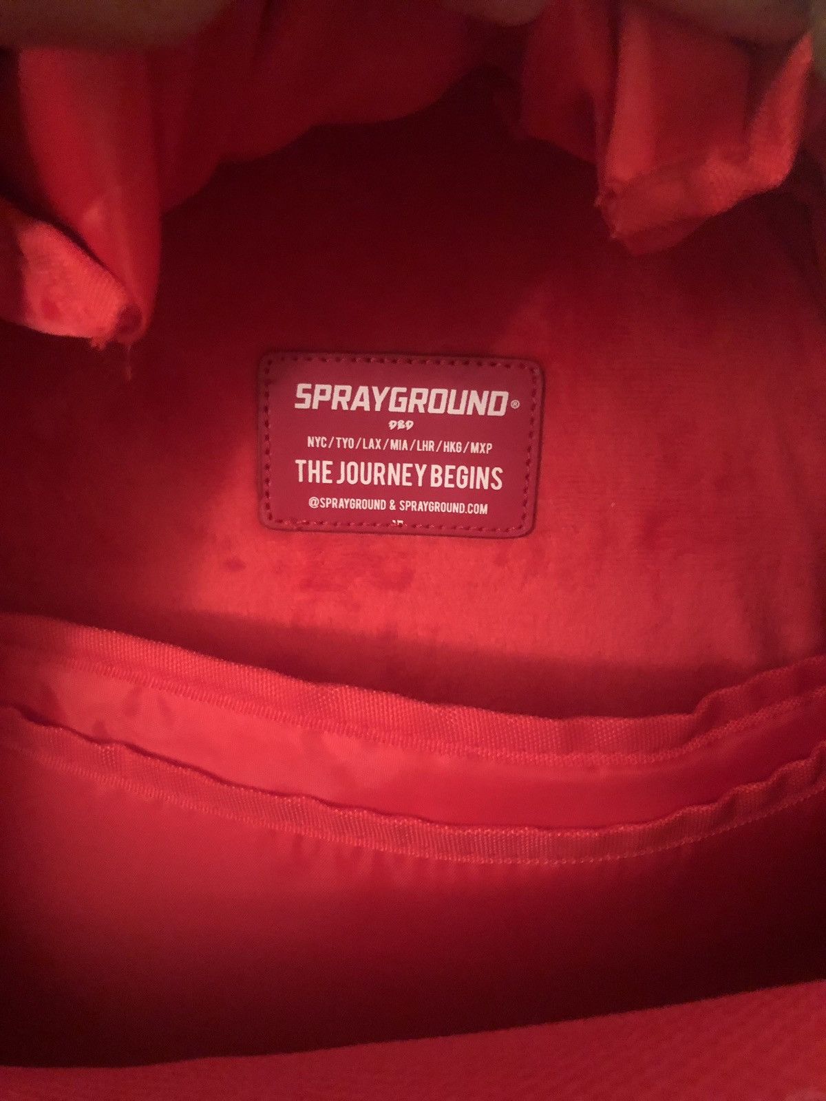 Sprayground lv x sprayground backpack sharks in paris | Grailed