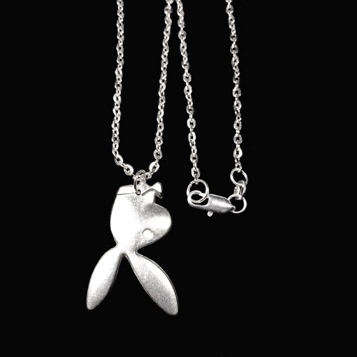 Playboy Silver Playboi Carti Necklace | Grailed