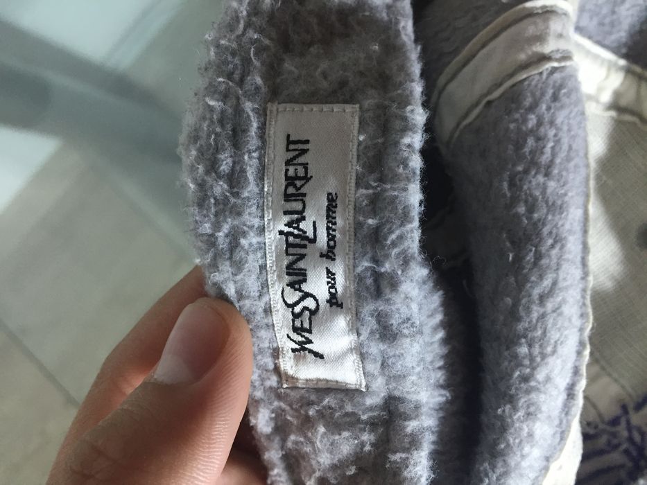 Saint Laurent Paris Vintage fleece cap(ysl line) | Grailed