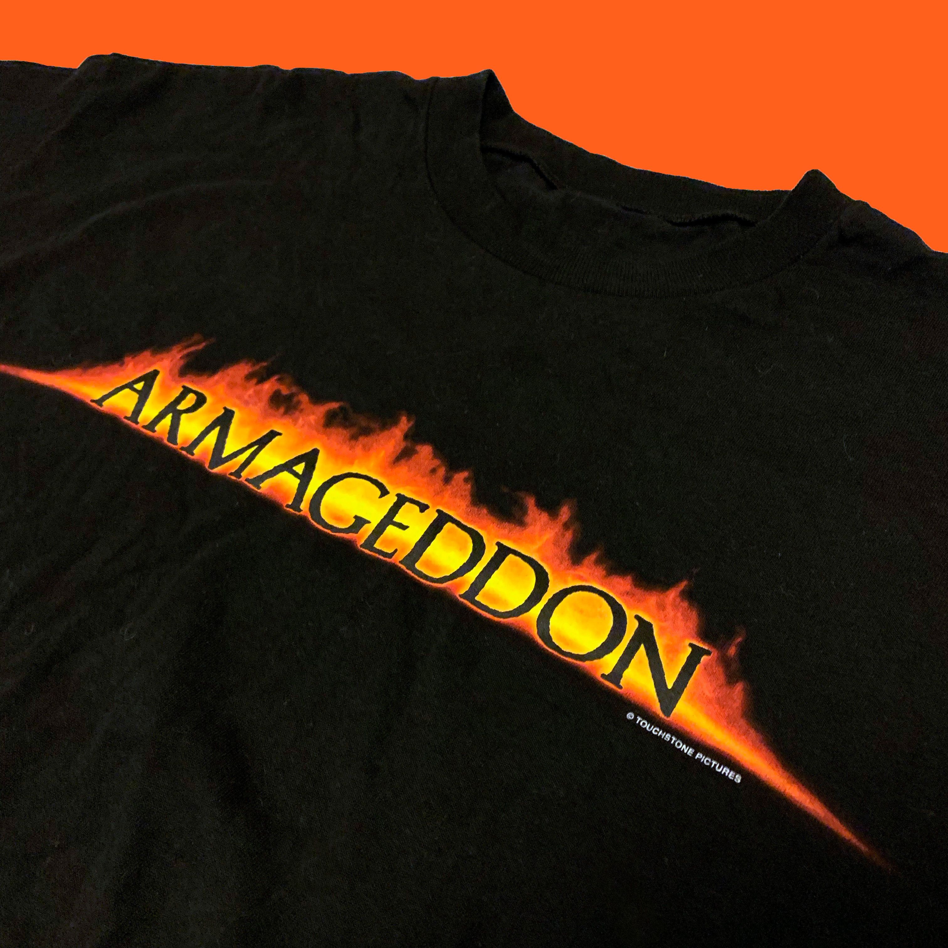 Vintage 1998 Touchstone Pictures Armageddon movie t-shirt | Grailed