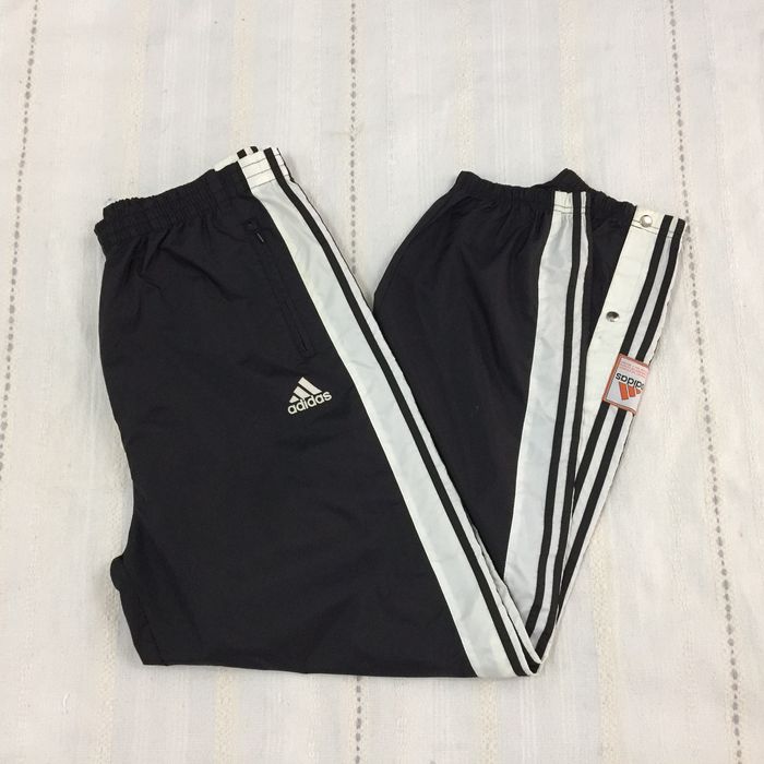 Adidas Vintage 90s Adidas Snap Button Tear Away Nylon Tracksuit Light ...
