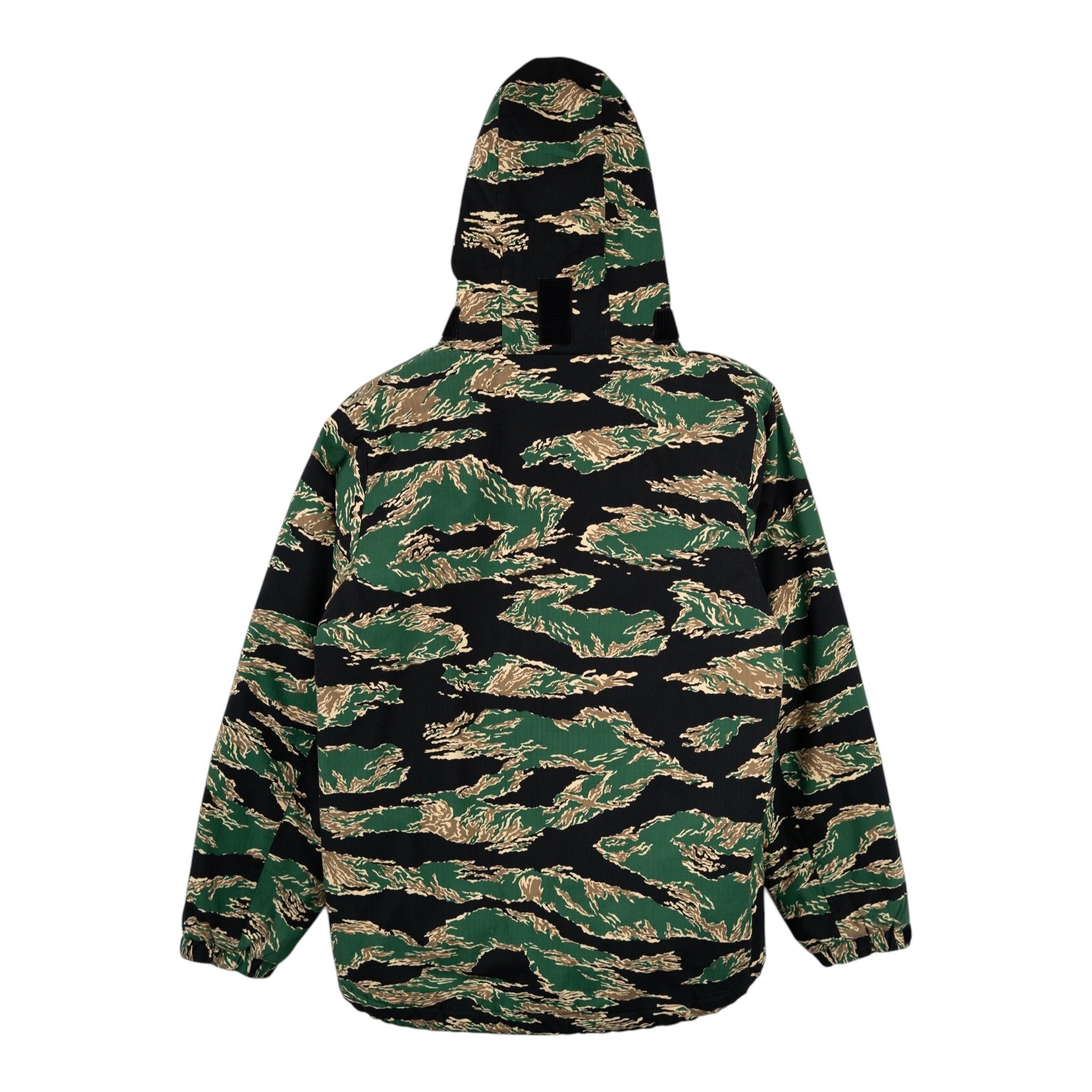 Bape Logo Windbreaker Jacket Tiger Camo Green Multi | Grailed