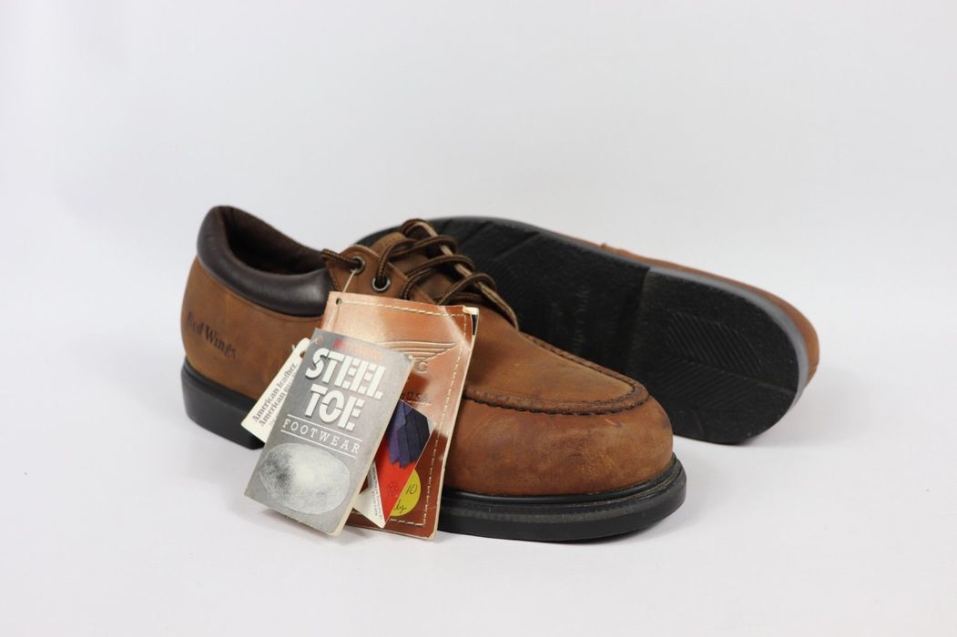 Red Wing Vintage New Red Wing Shoes Mens 10 E 4407 Steel Toe Leather ...