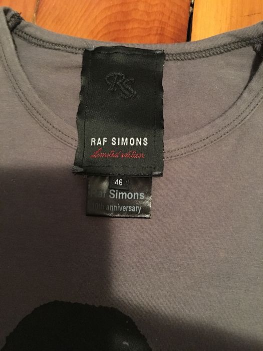 Raf Simons Raf Simons Limited Edition 10th Anniversary Tee | Grailed