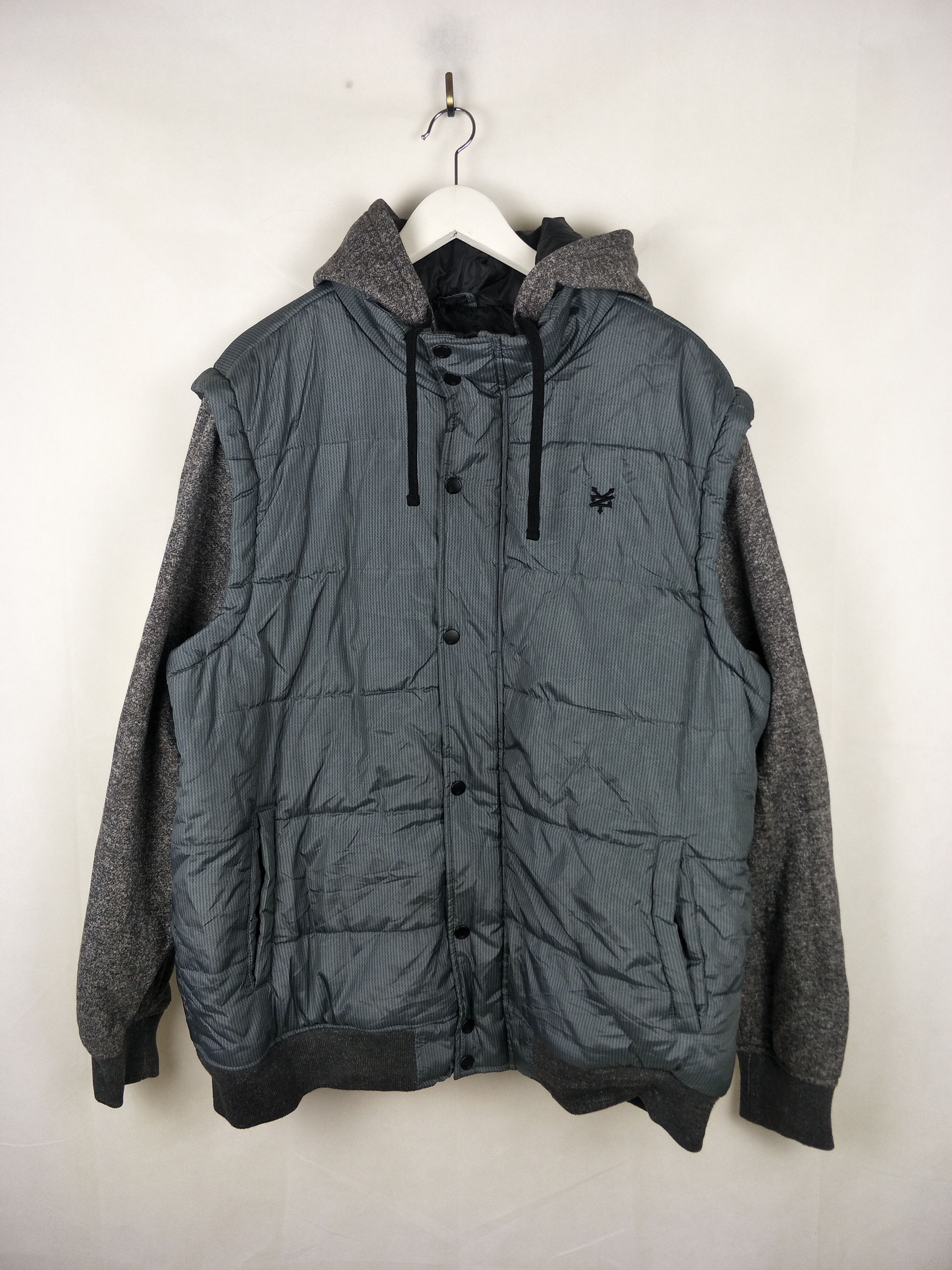 Zoo York BIG SIZE !! Zoo York Puffer Jacket With Hoodie / Small ZY ...