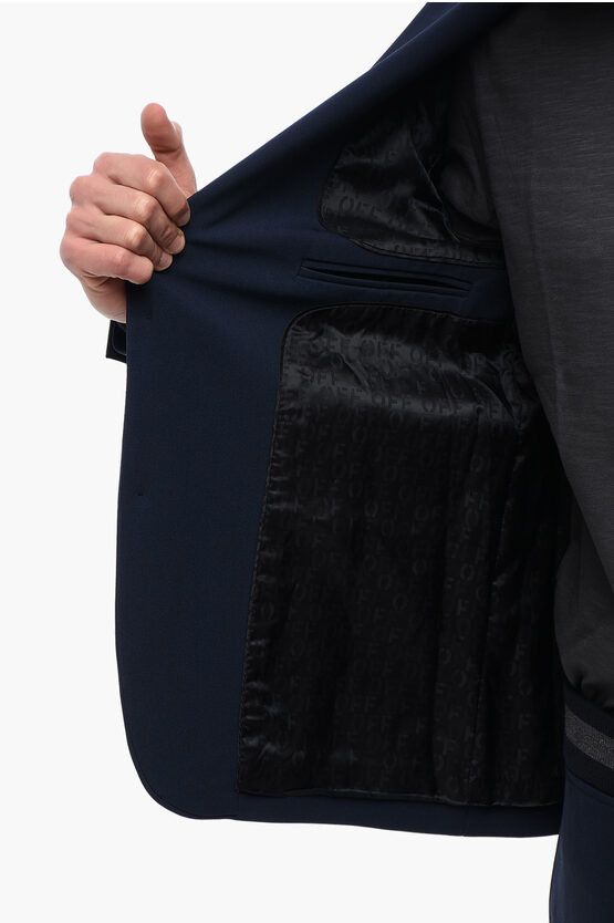 Off-White Tech Wool HYBRID Blazer with Bomber Details | Grailed