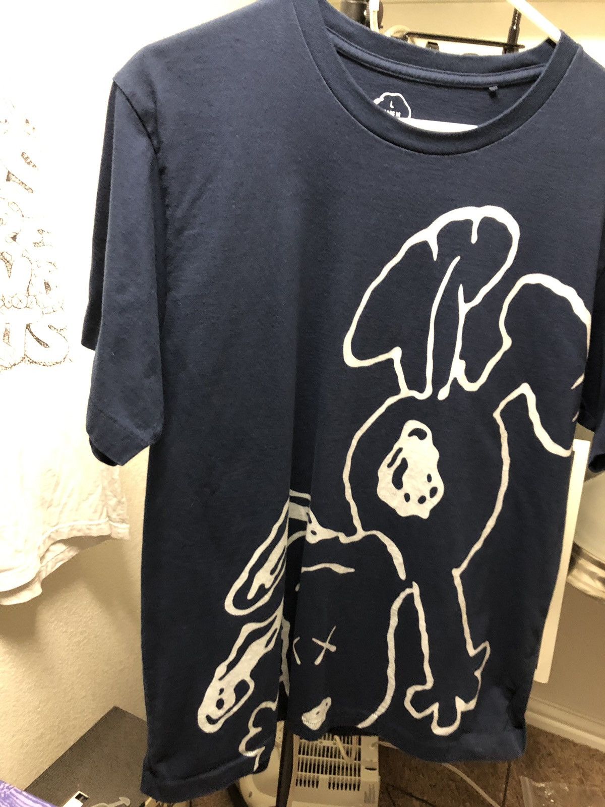 Kaws KAWS X Peanuts Colab Uniqlo GREY AND NAVY BLUE COMBO | Grailed