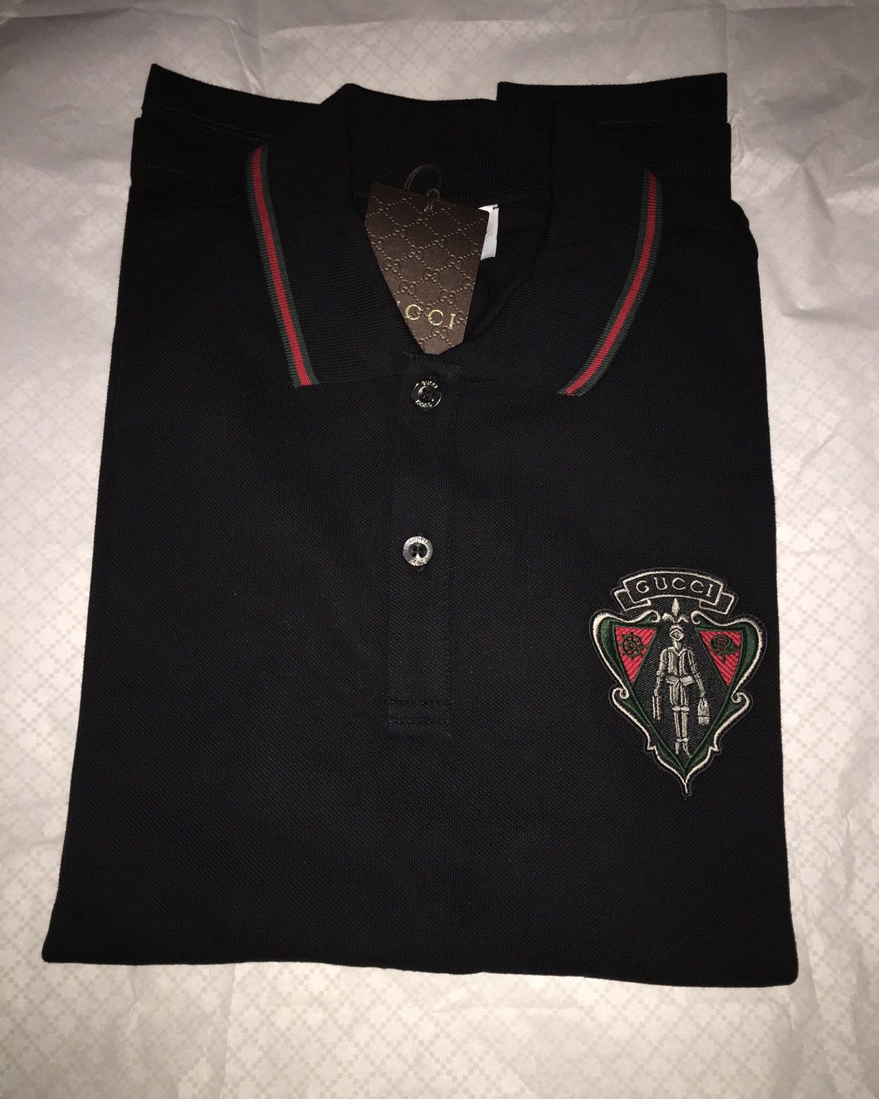 Gucci GUCCI 2017 LONG SLEEVE POLO SHIRT - With Receipt | Grailed