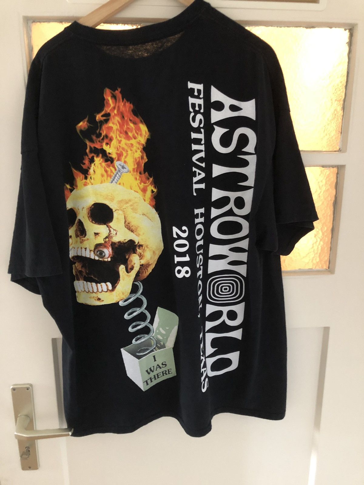 Travis Scott Astroworld Festival Burning Head | Grailed