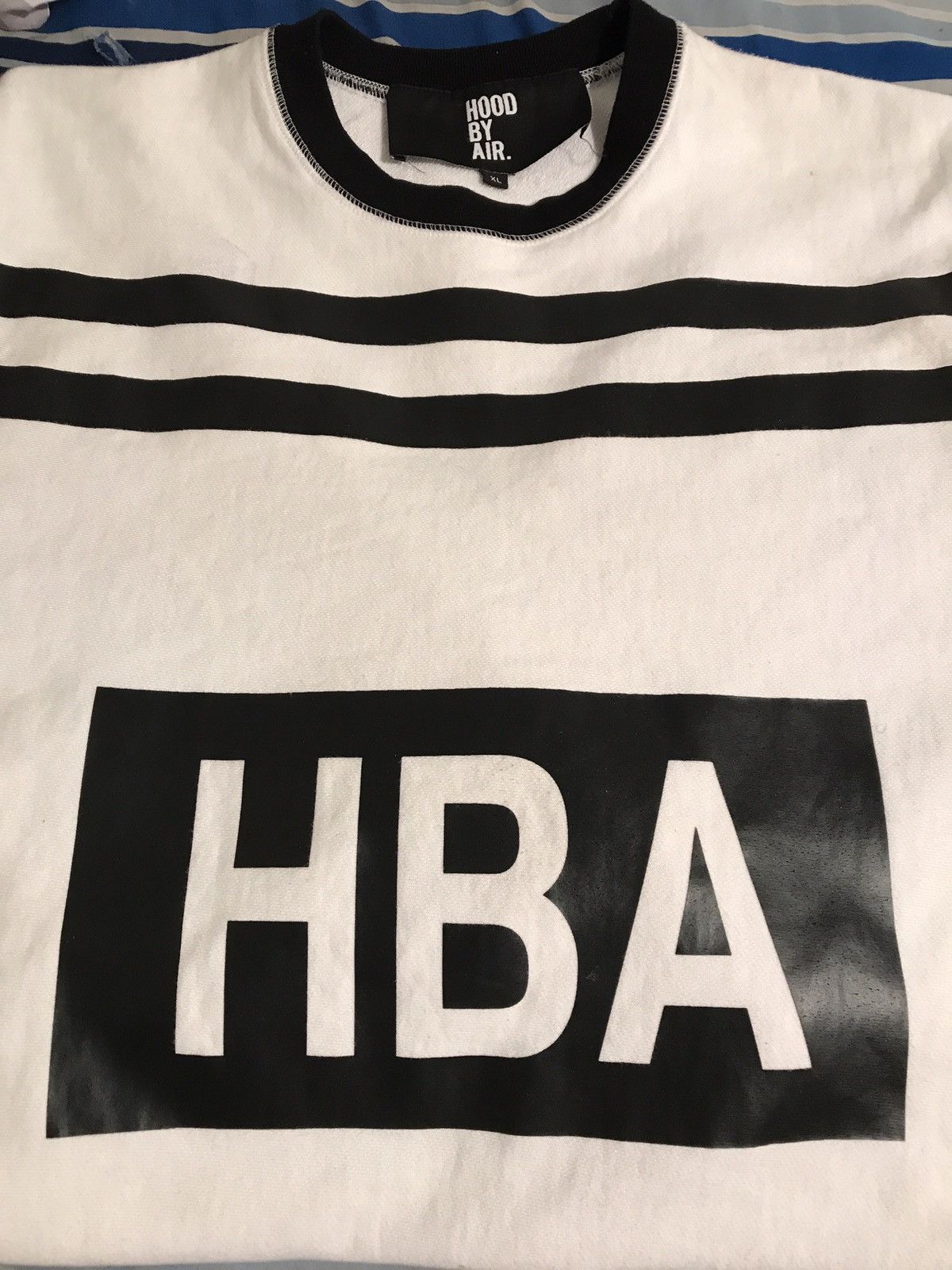 Hood By Air HBA Big Logo Sweater | Grailed