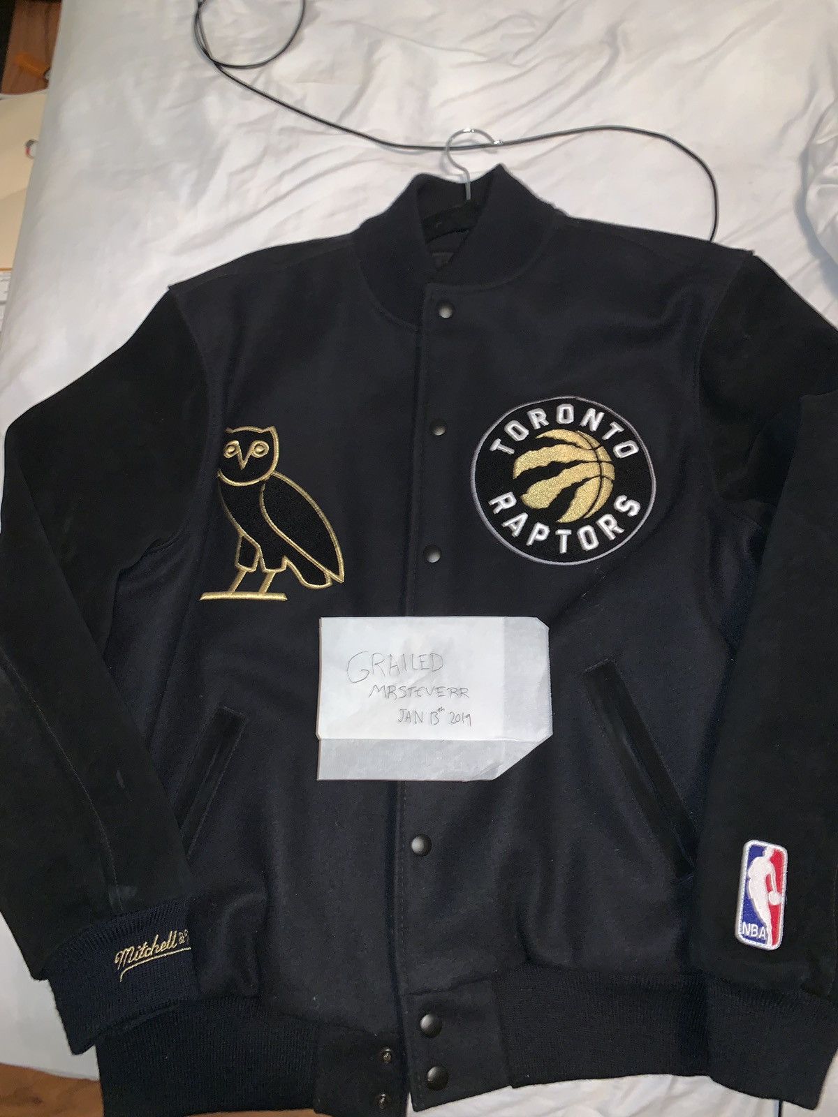 NBA × Octobers Very Own Ovo X Raptors Varsity Jacket | Grailed