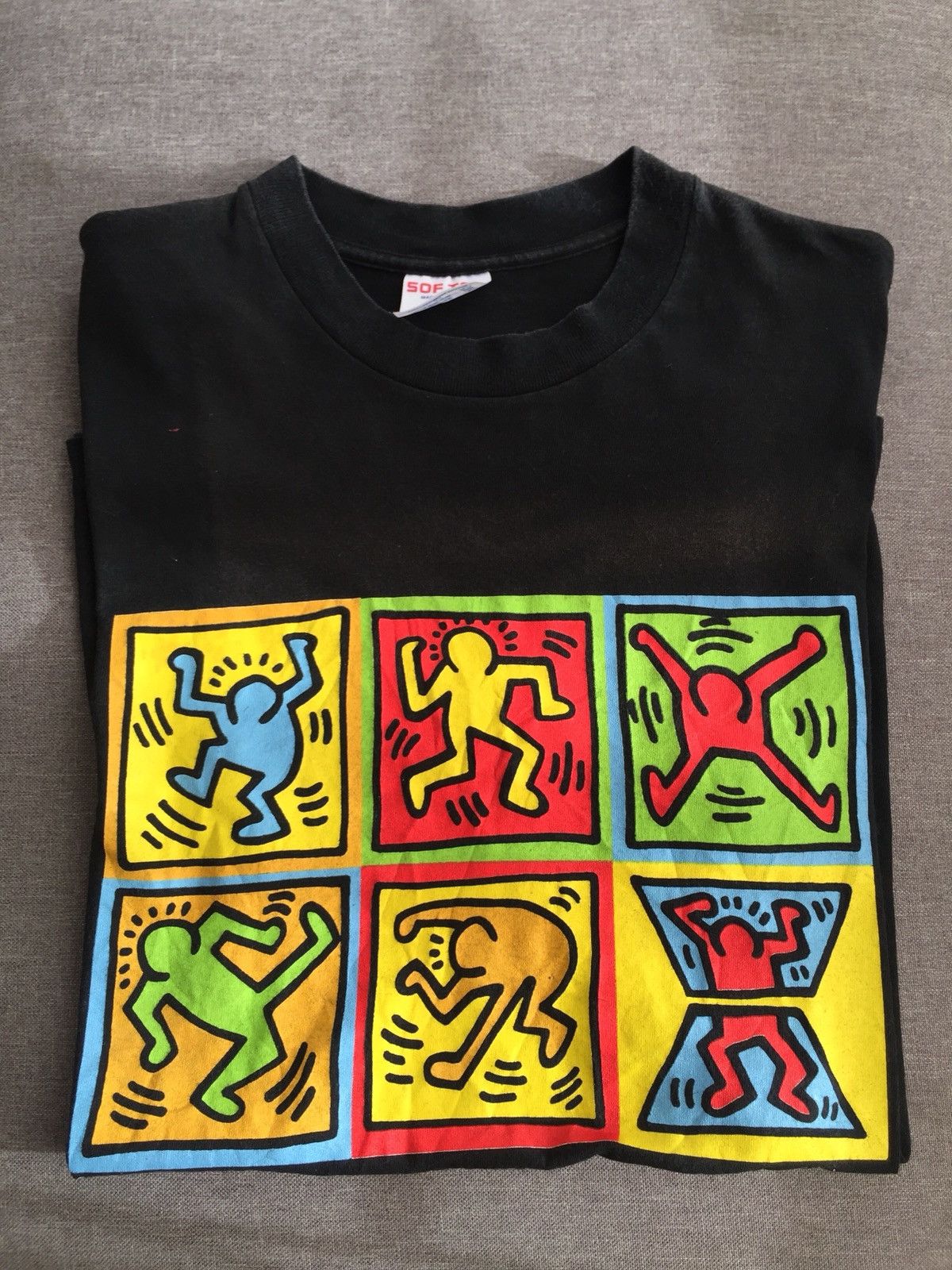 Keith Haring × Vintage RARE!!!!! vintage keith haring 90s tag softee ...