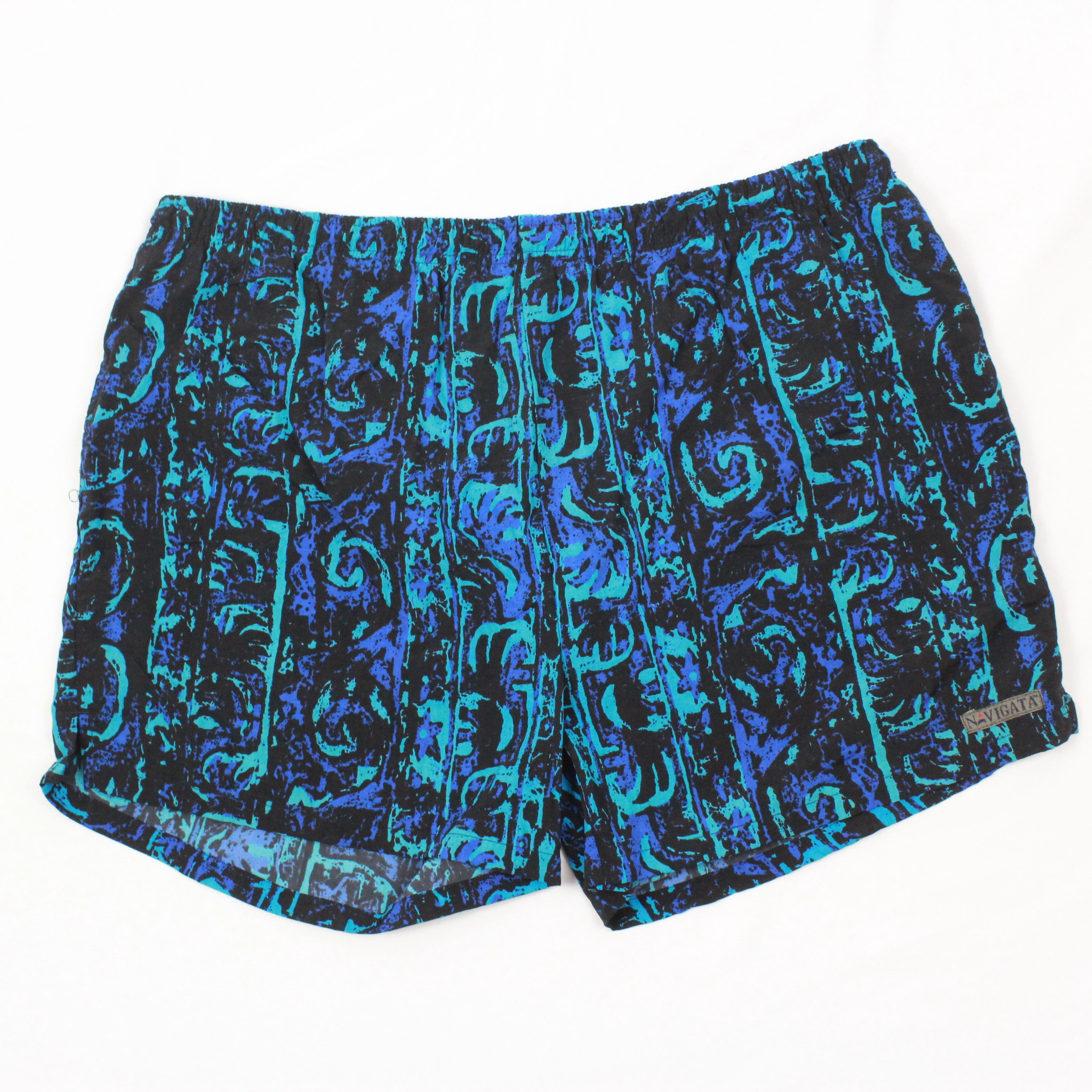 Athletic × Authentic × Vintage VINTAGE Bugle Boy NAVIGATA Swim Trunks ...
