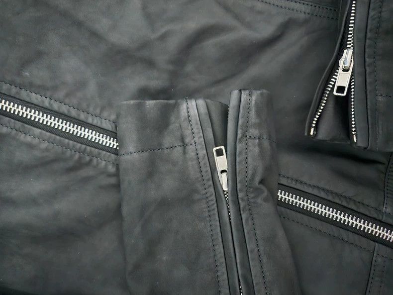 Rick Owens Rick Owens Men’s Black Leather Jacket | Grailed