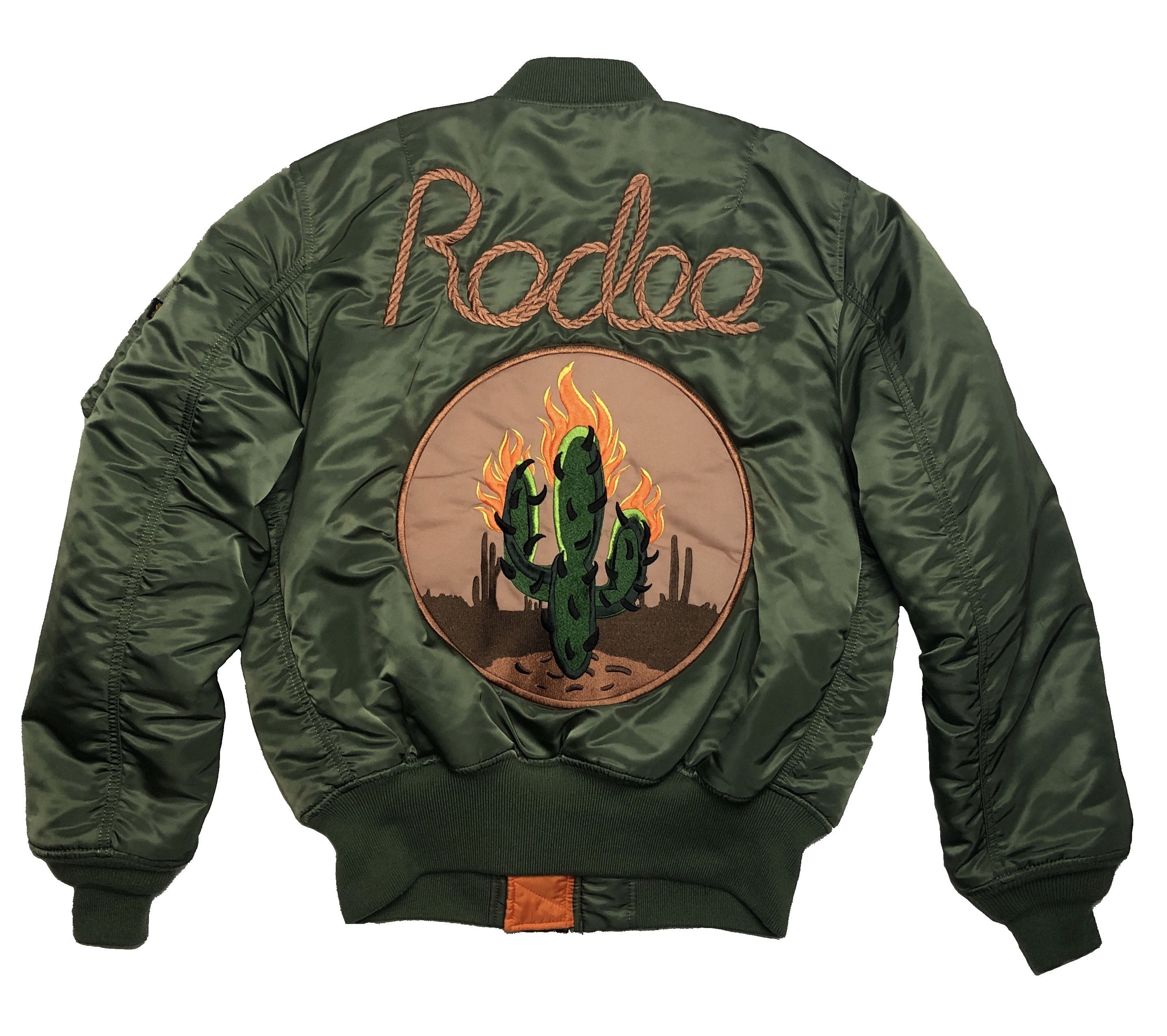 Travis Scott VERY RARE Travis Scott x Alpha Industries 'RODEO' Bomber ...