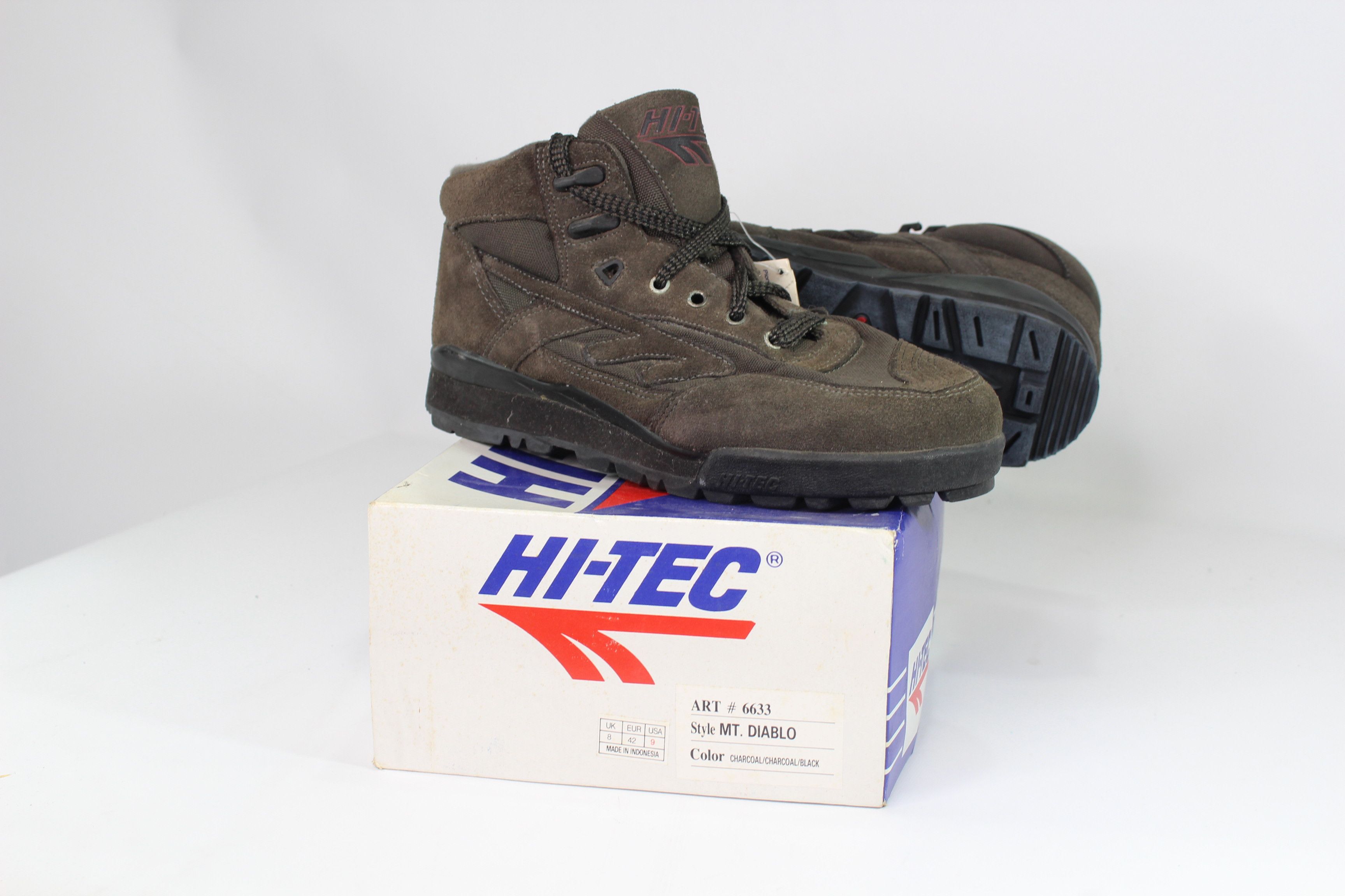 Vintage Vintage 90s New Hi Tec Mens 9 Mt Diablo Suede Leather Lace Up ...