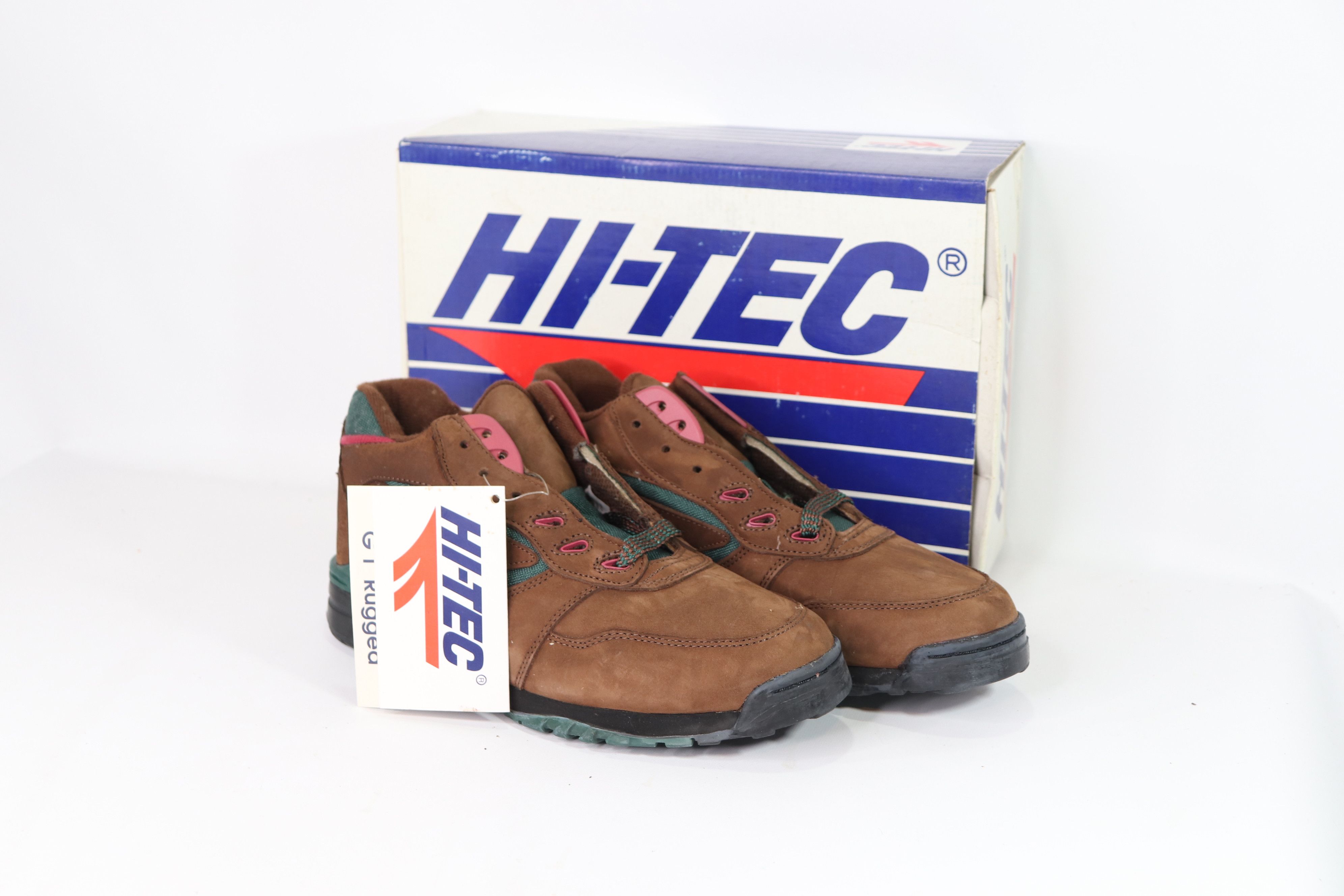 Vintage Vintage 90s New Hi Tec Mens 10 GT Rugged Leather Outdoor Trail ...