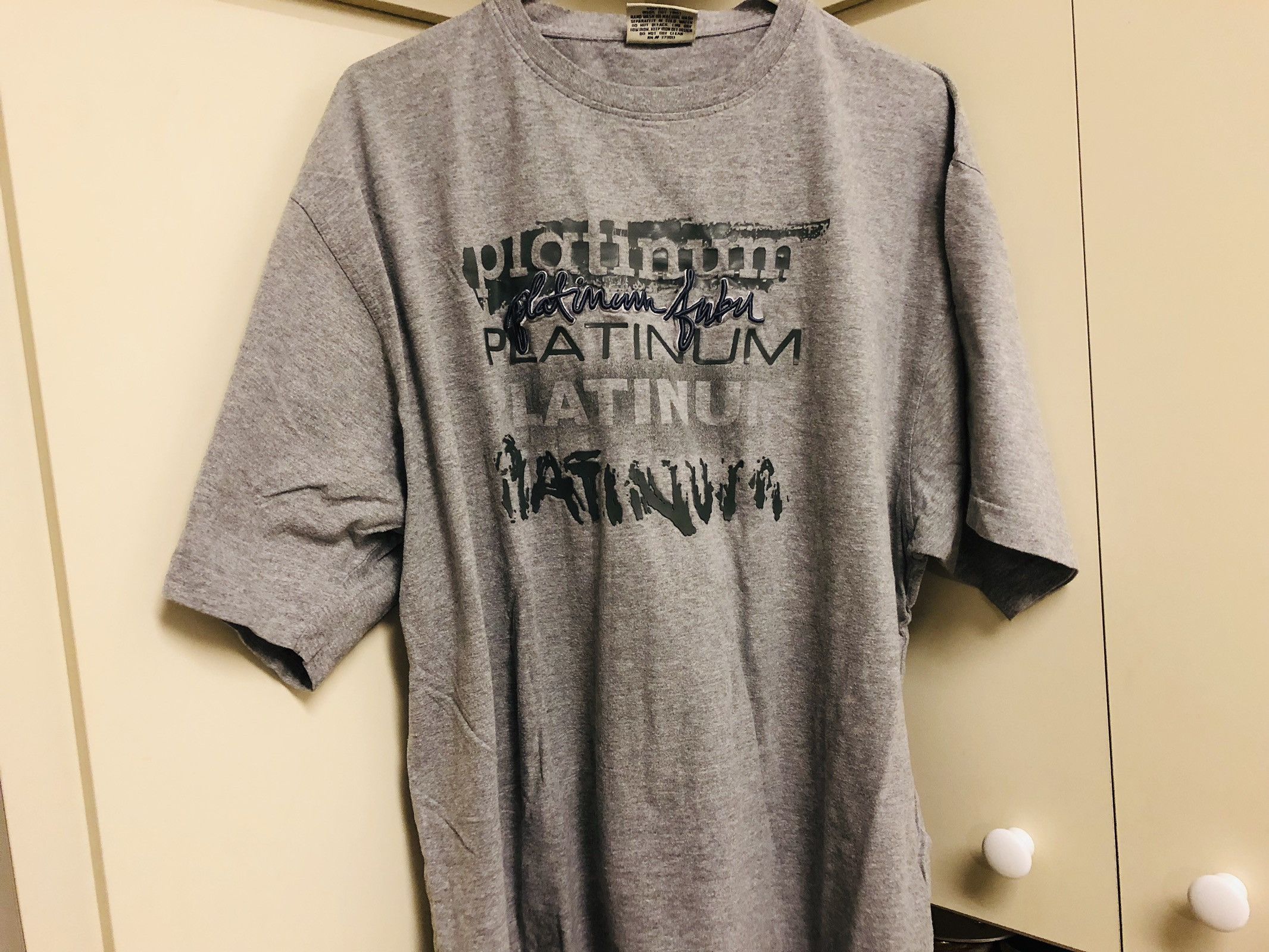 Fubu × Vintage vintage 90’s Platinum FUBU multi-font embossed ...