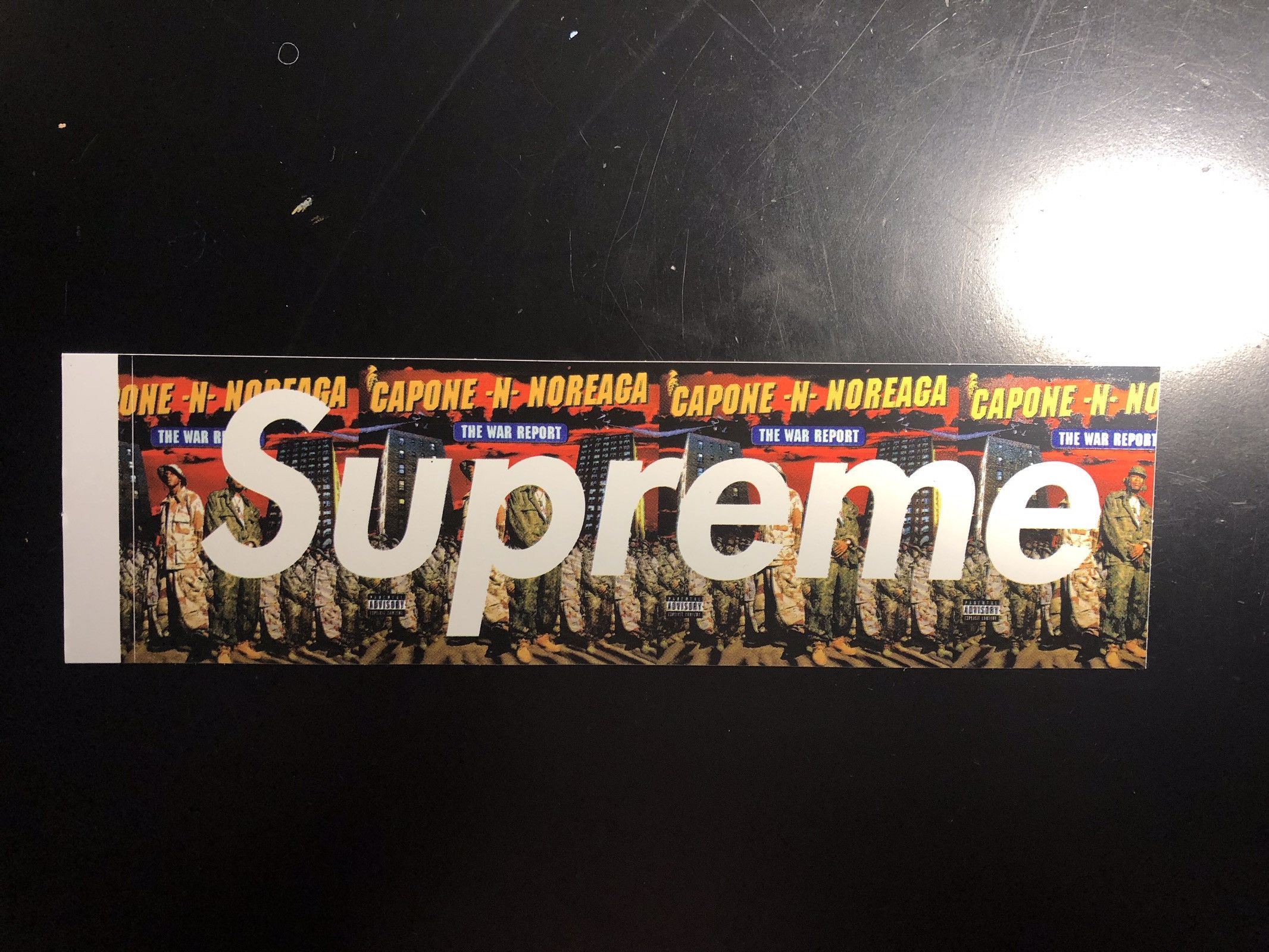 Supreme CNN Box Logo Sticker | Grailed