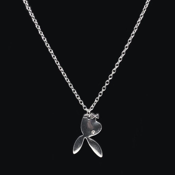 Playboy Silver Playboi Carti Playboy Necklace | Grailed