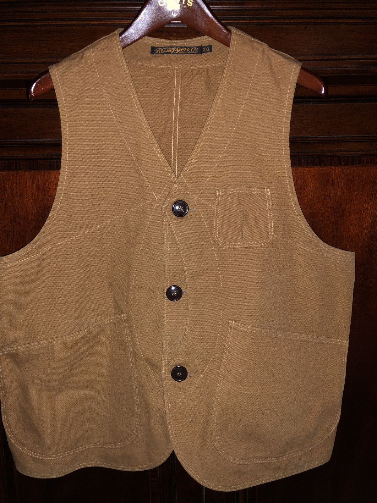 Rising Sun & Co. Outdoor Vest, Brown Duck | Grailed