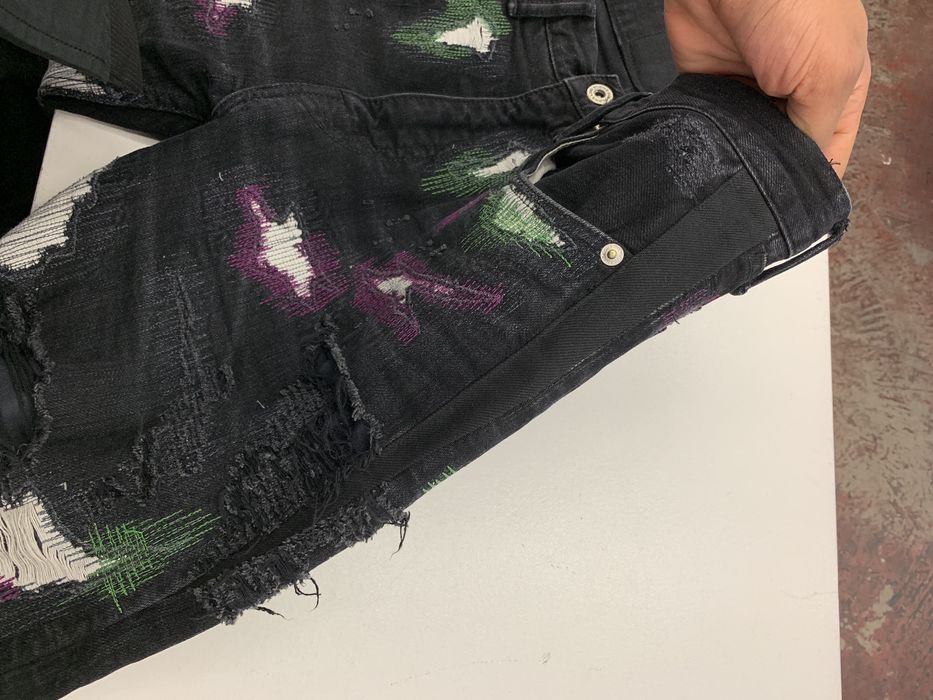Vlone Vlone Runway Patchwork Jeans Black (Undercover 85) Japanese Scab ...