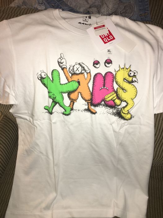 Uniqlo Originalfake Kaws bubble letters | Grailed