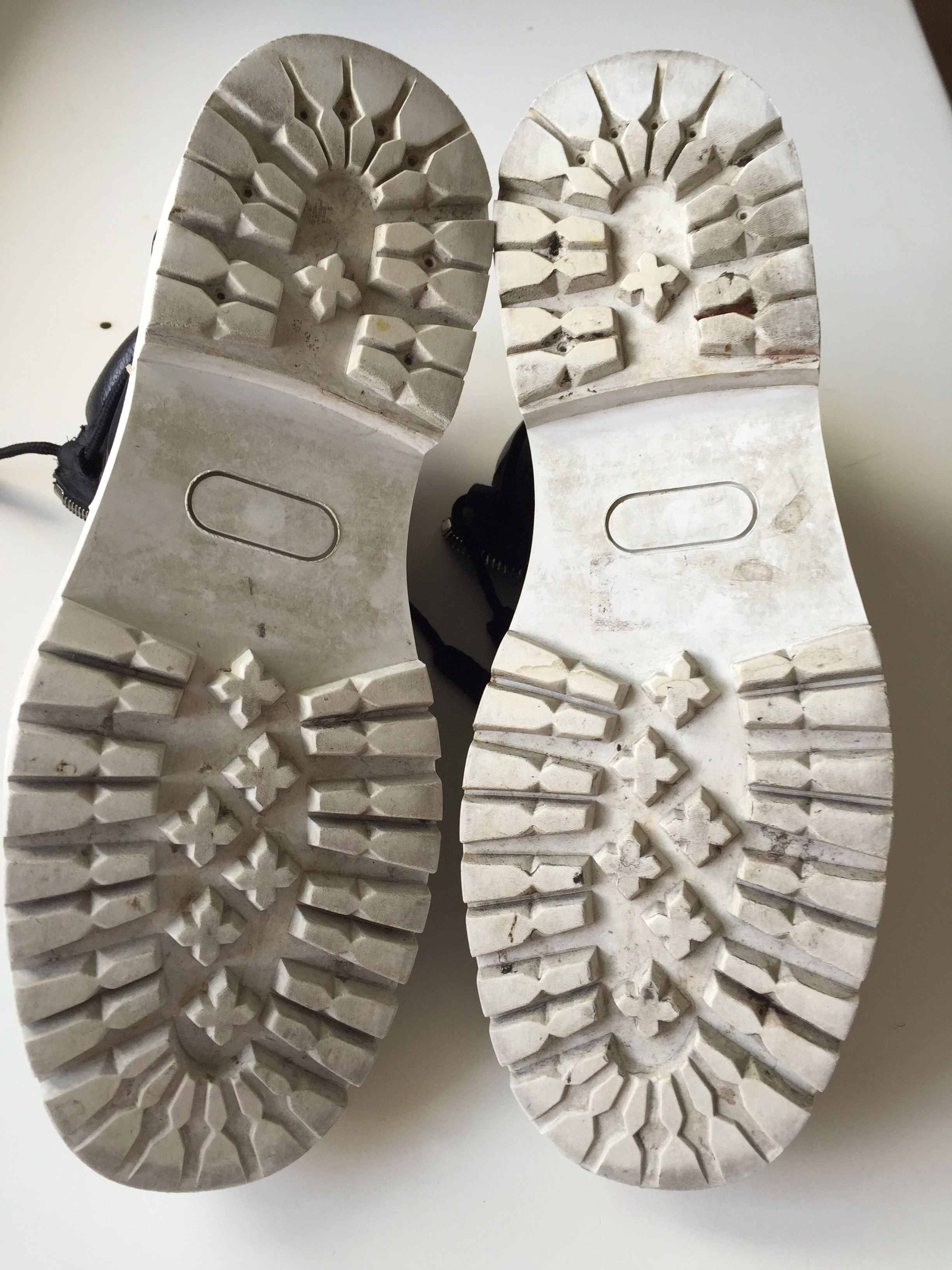 Hood By Air HBA X Forfex Double Zipper Black Deer Leather Combat Boot ...