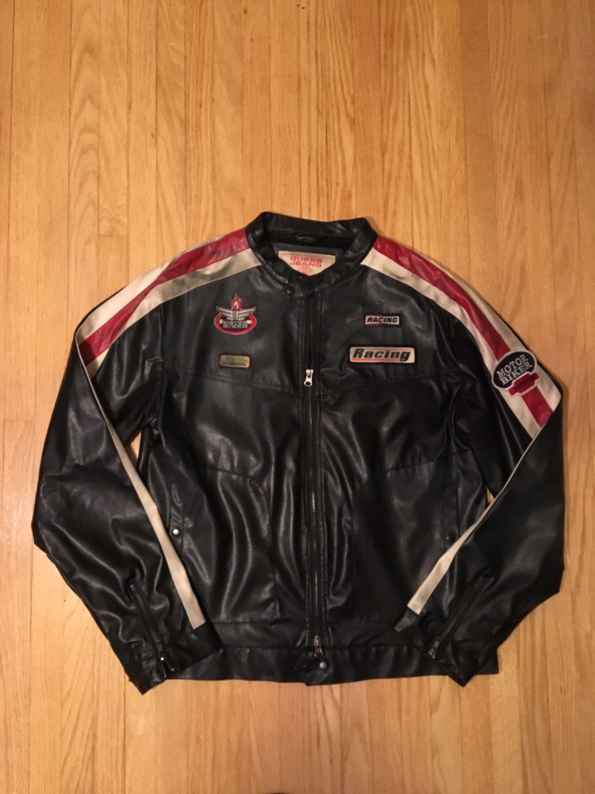 Vintage Vintage Guess Racing Jacket | Grailed